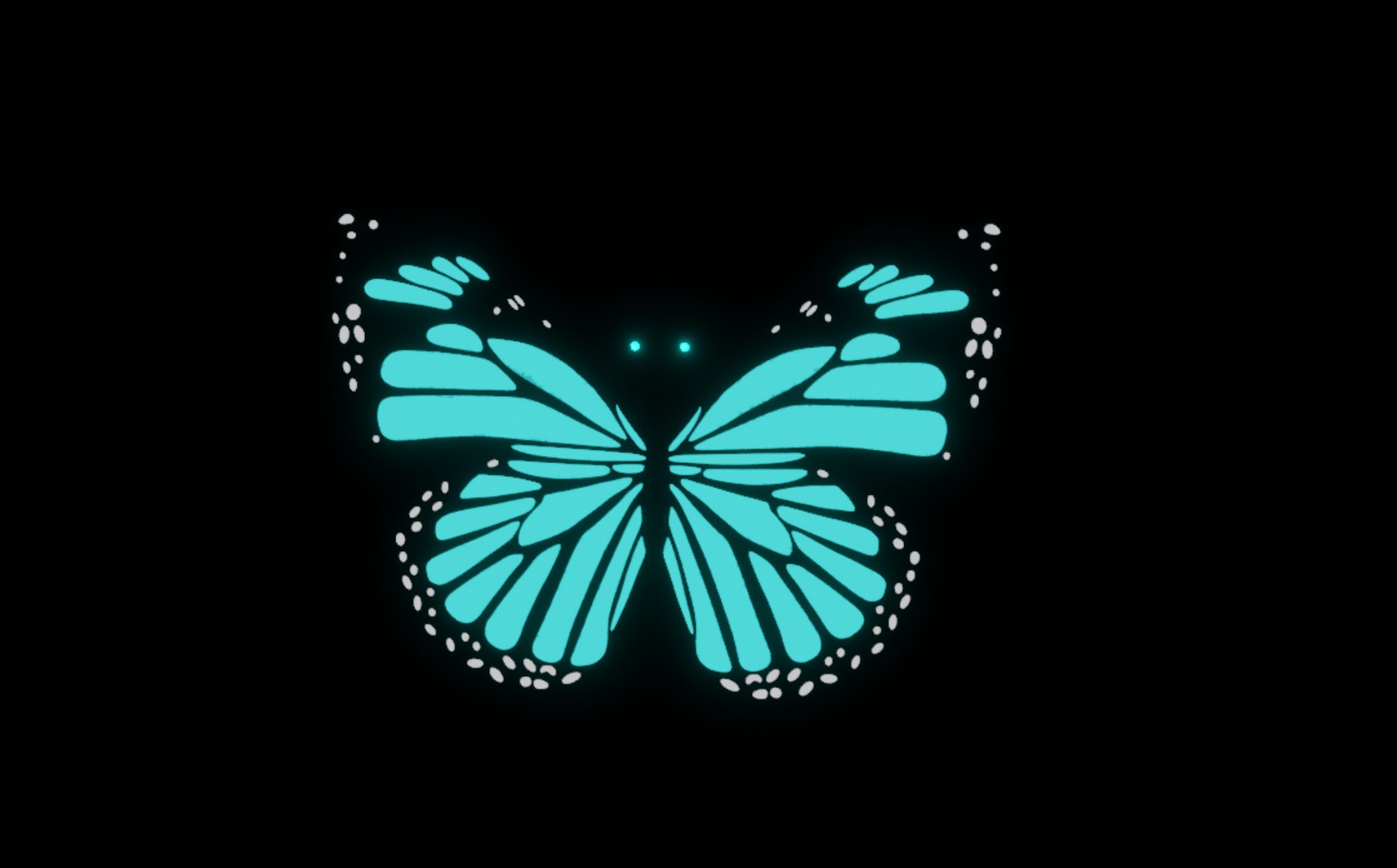 Butterfly With Glow Effect 3D Model - TurboSquid 2042770