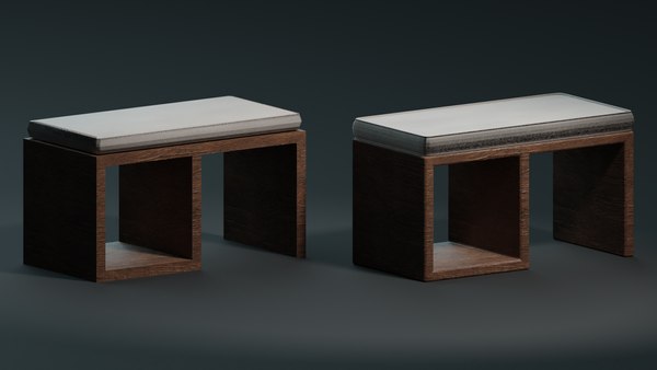 3D Simple Blocks and Benches Bundle - TurboSquid 1747253