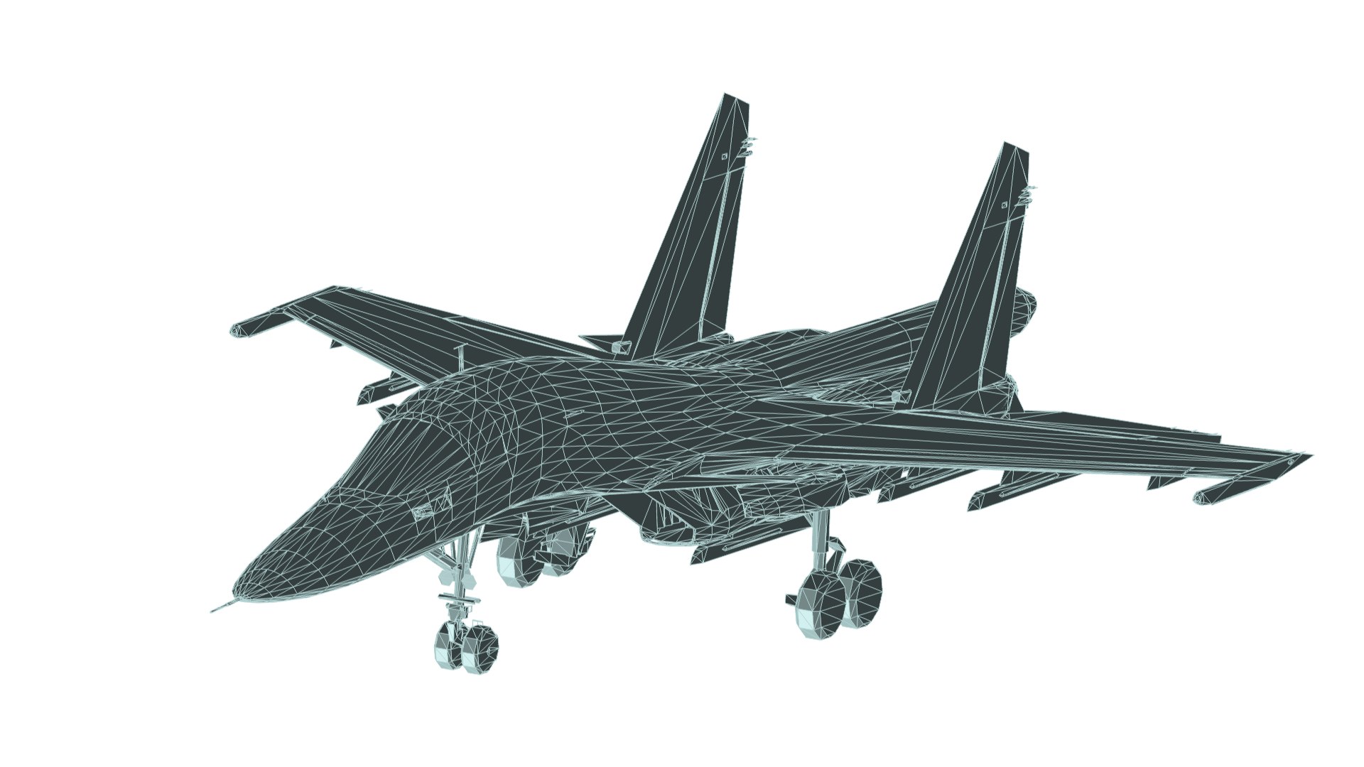 Sukhoi Su-34 3D model - TurboSquid 1988873