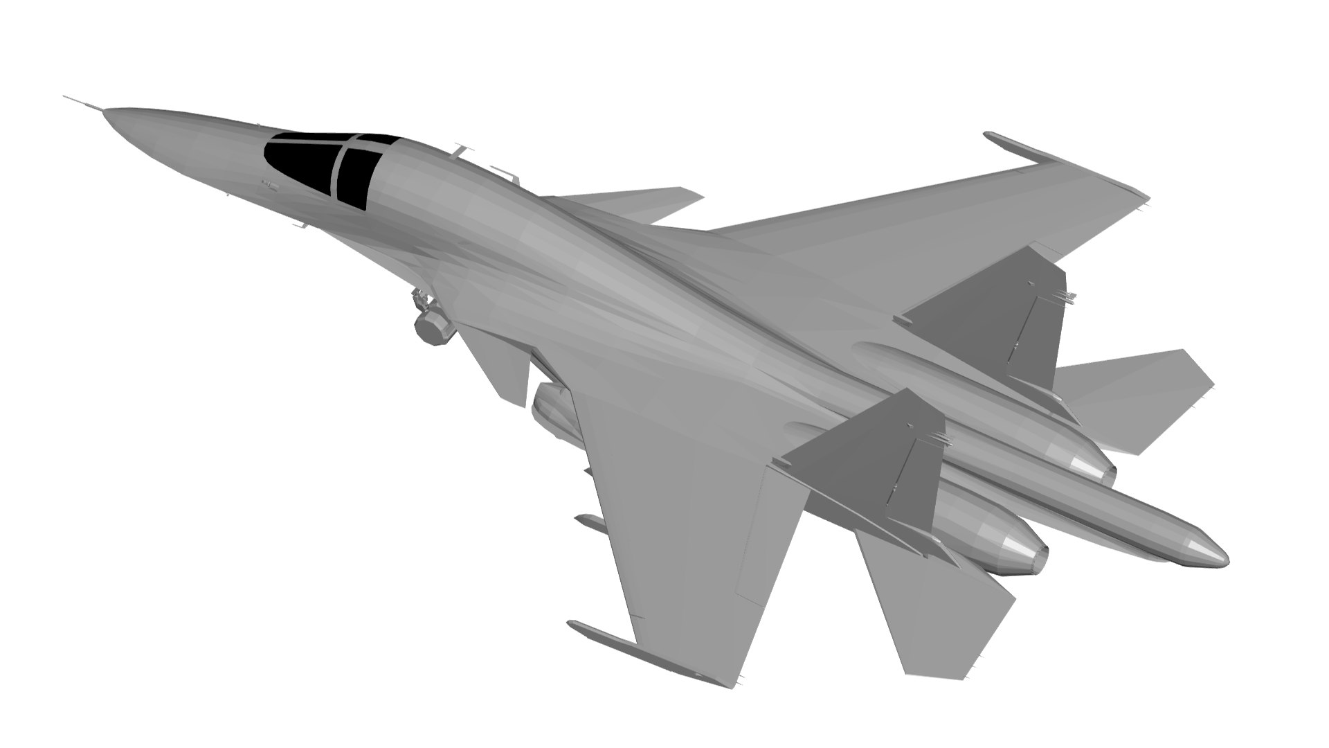 Sukhoi Su-34 3D model - TurboSquid 1988873