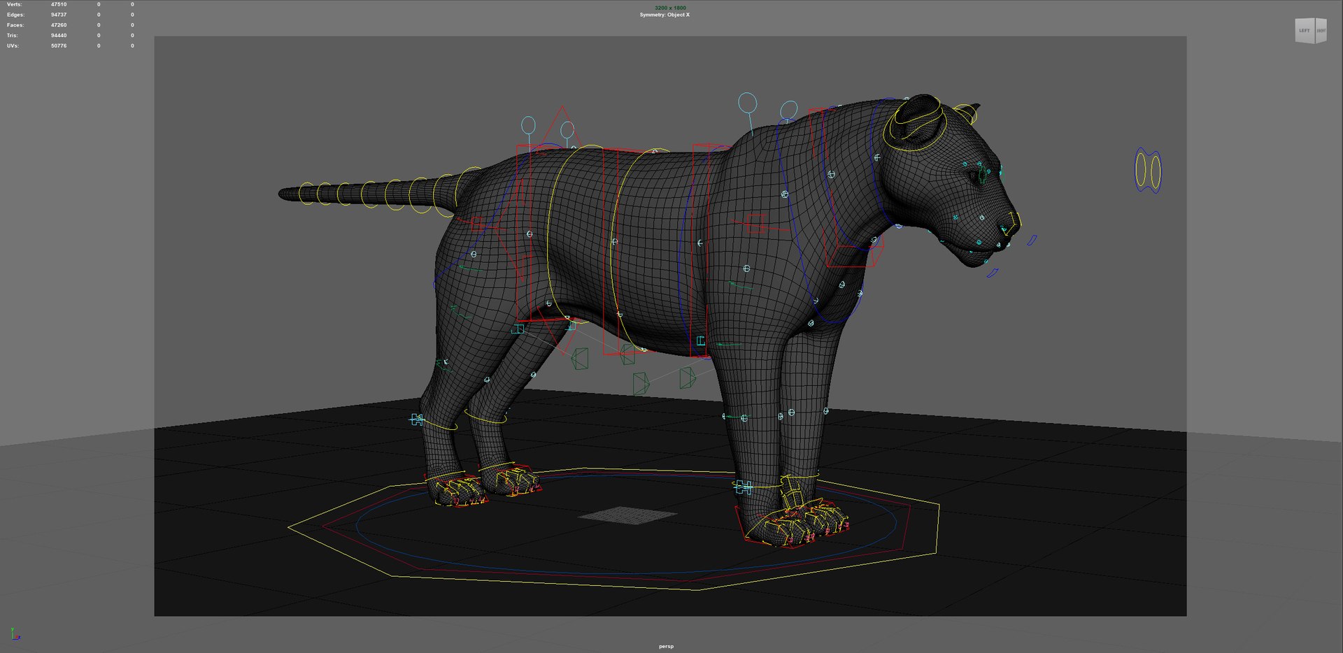 Tiger 2025 RIG Xgen-core 3D - TurboSquid 2380472