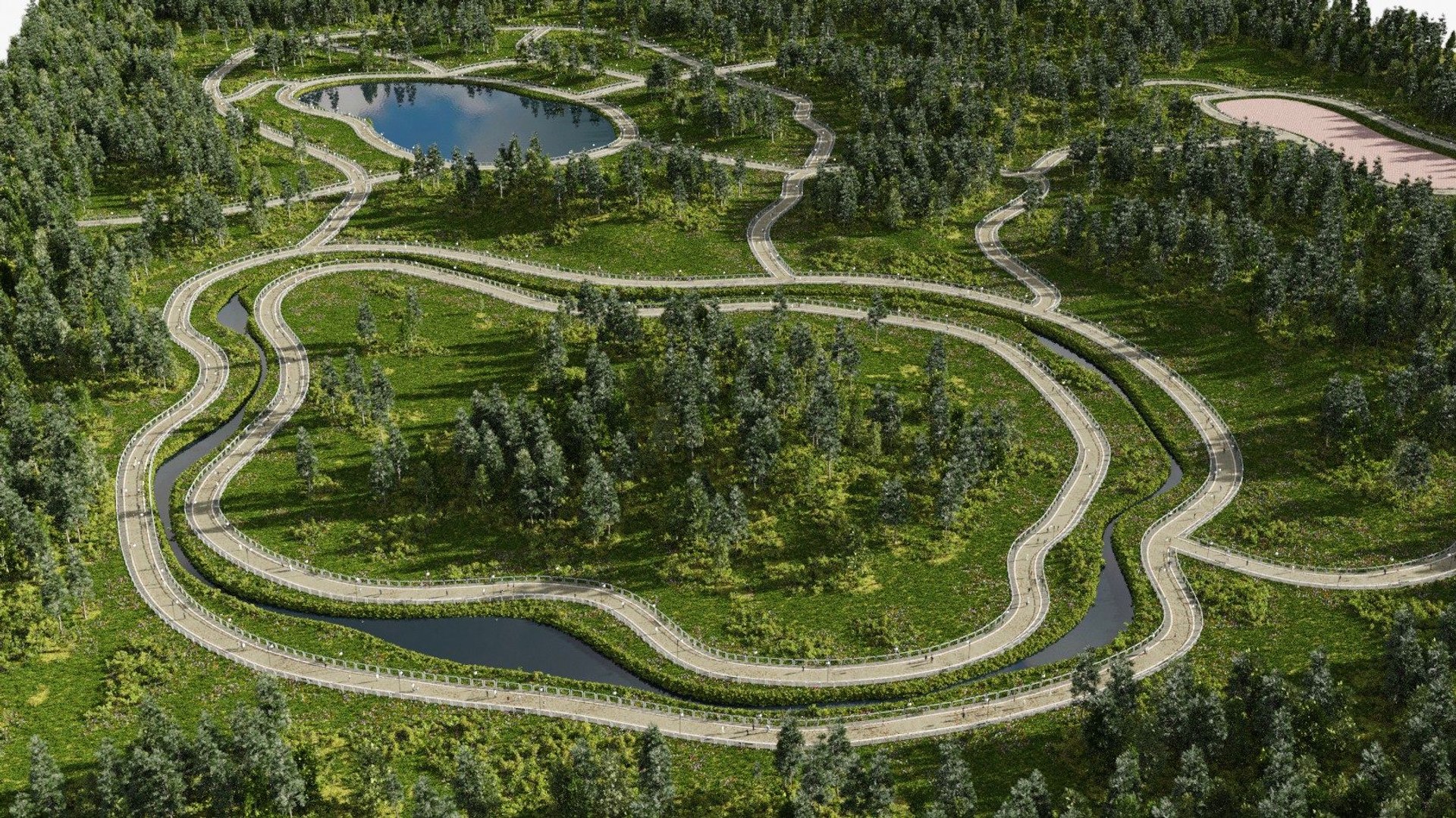 Park Blender 3D - TurboSquid 1563027