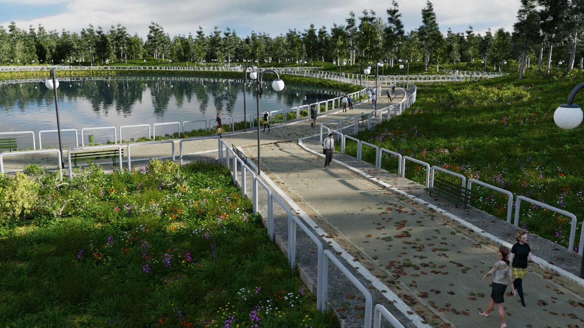 Park Blender 3D - TurboSquid 1563027