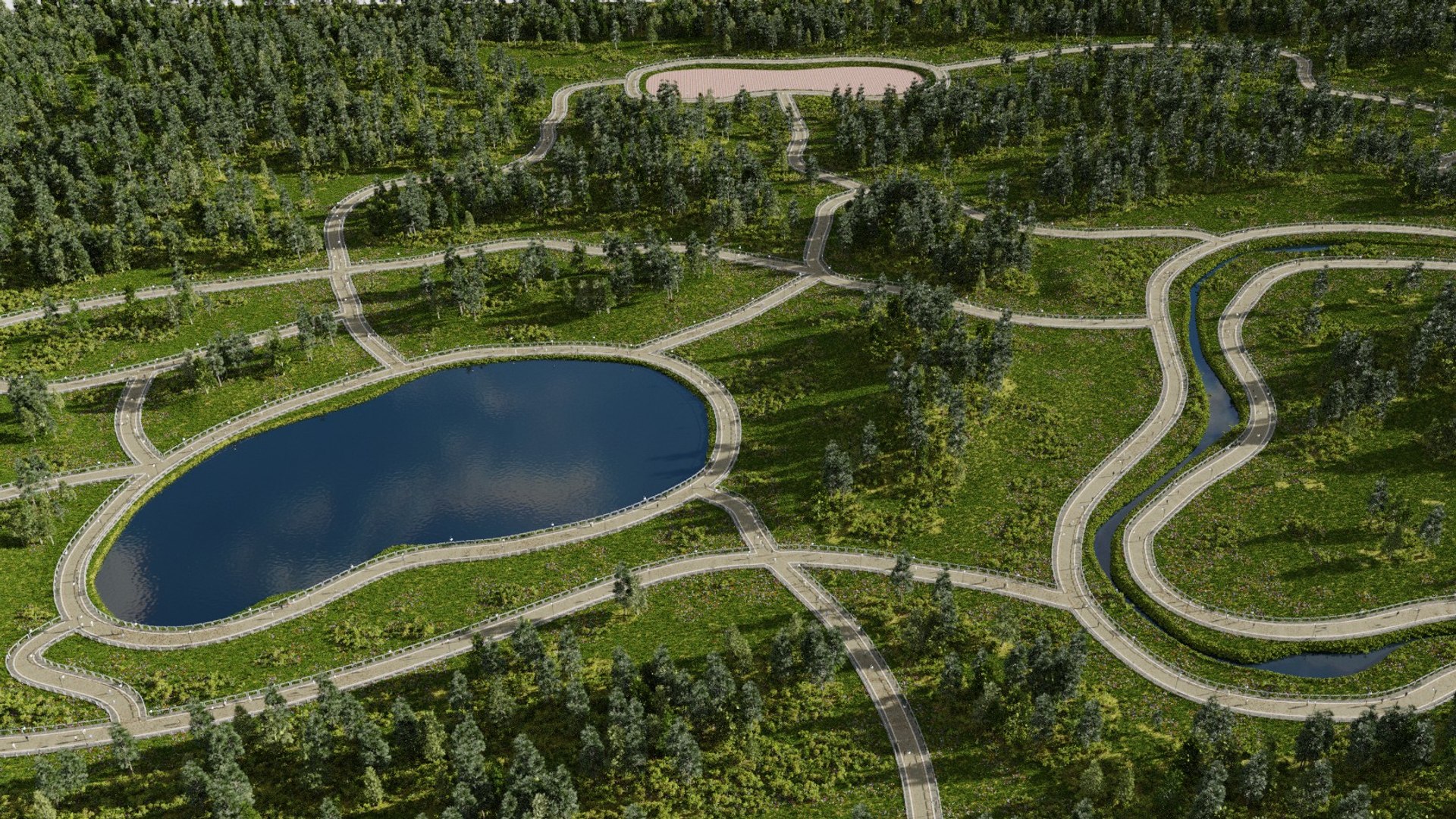 Park Blender 3D - TurboSquid 1563027