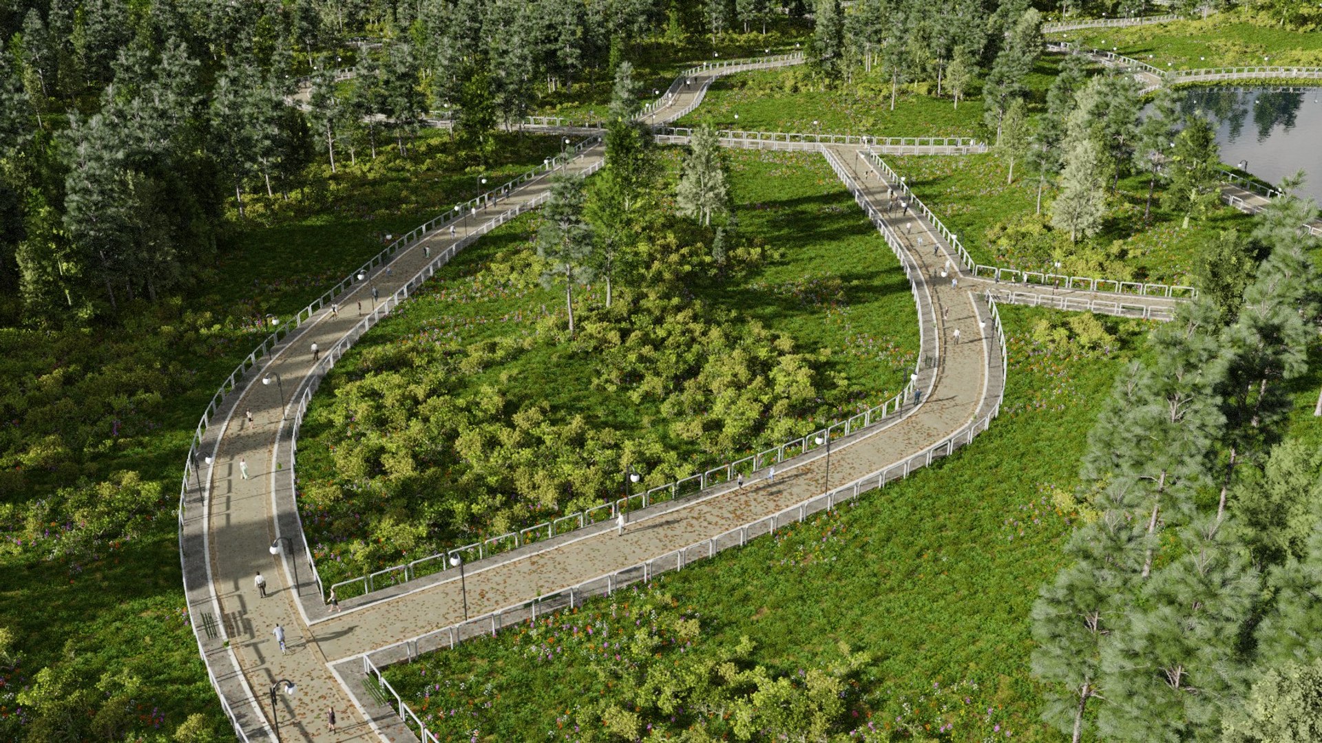 Park Blender 3D - TurboSquid 1563027