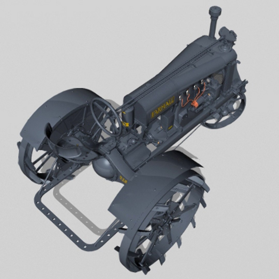 Farmall Tractor 3d Lwo