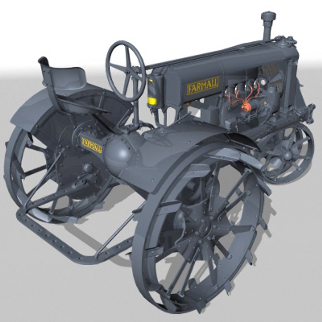 Farmall Tractor 3d Lwo