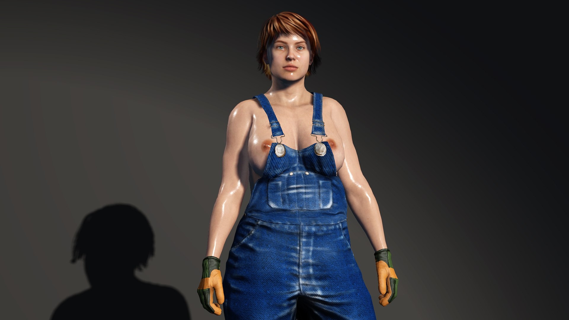 Female Construction Worker Model - TurboSquid 2373091