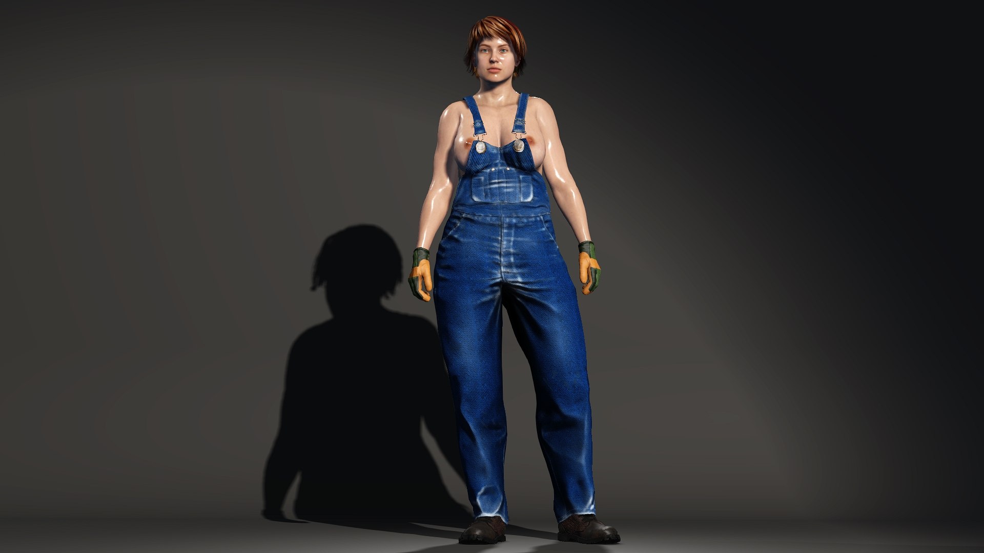 Female Construction Worker Model - TurboSquid 2373091