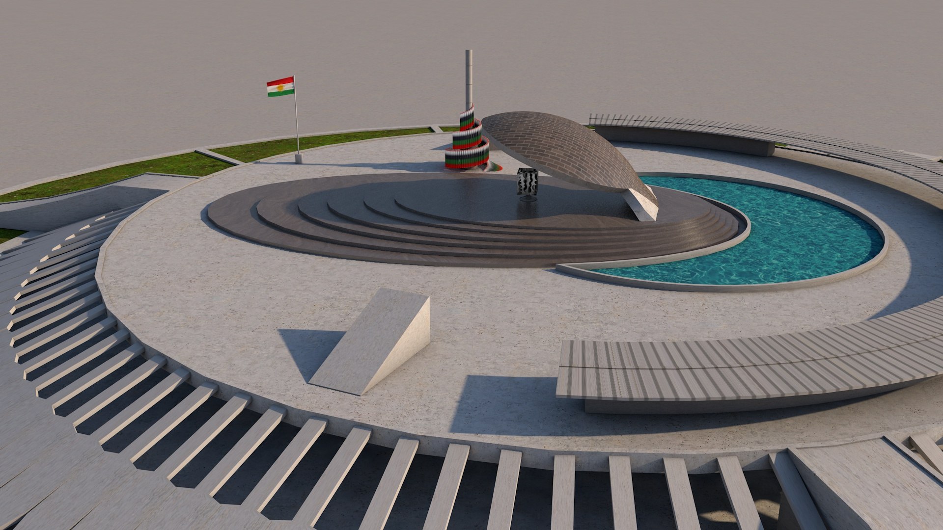 3D Model Monument To The Unknown Soldier - TurboSquid 1974891