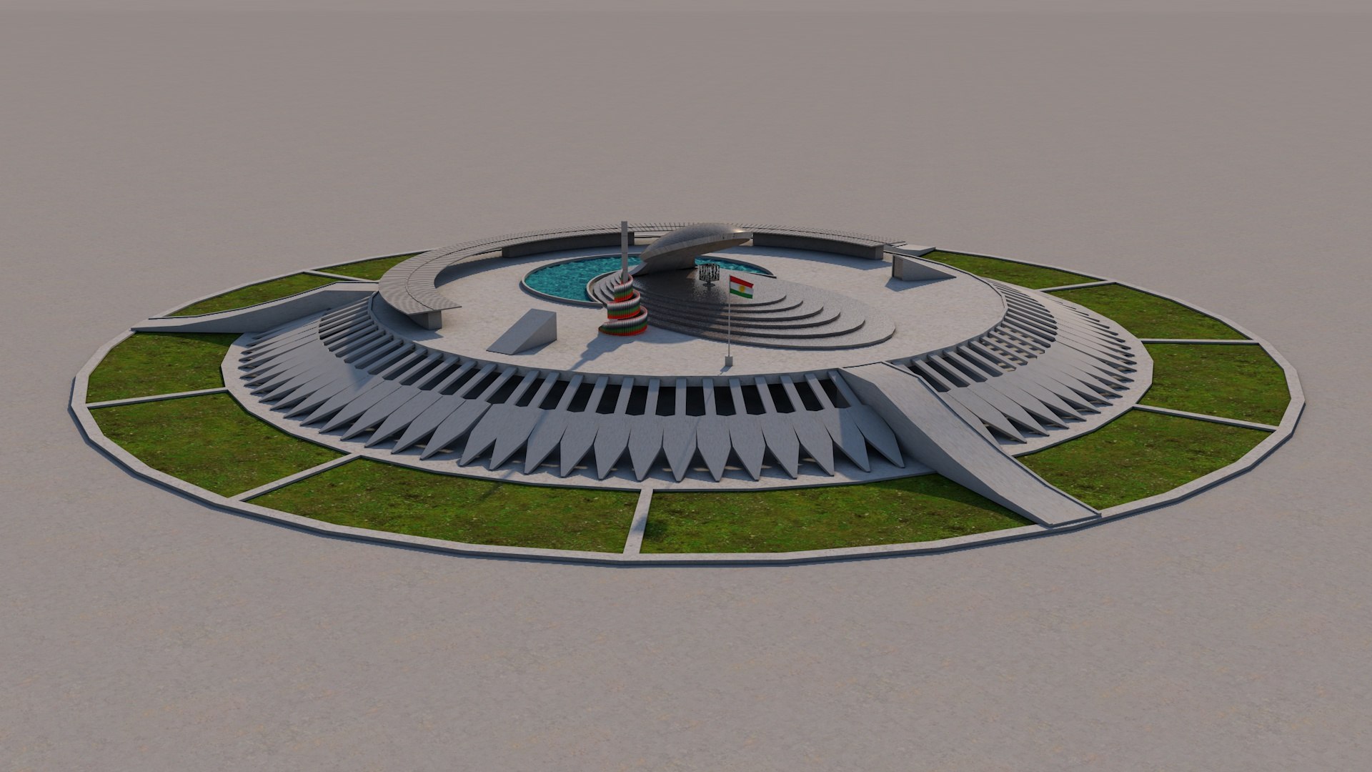 3D Model Monument To The Unknown Soldier - TurboSquid 1974891