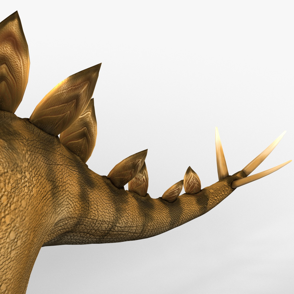 stegosaurus prehistoric modeled 3d model