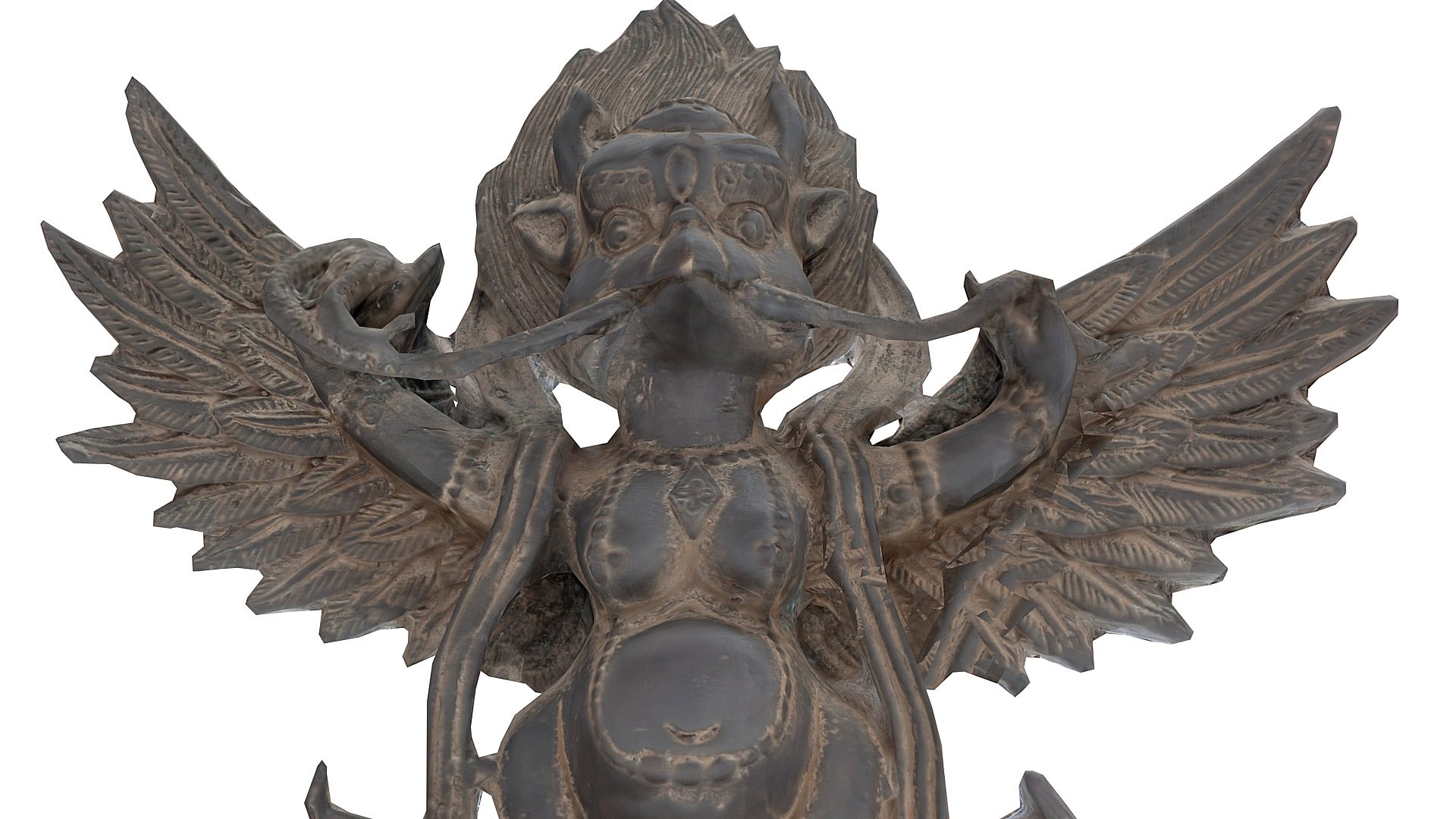 3d Garuda Statue Model