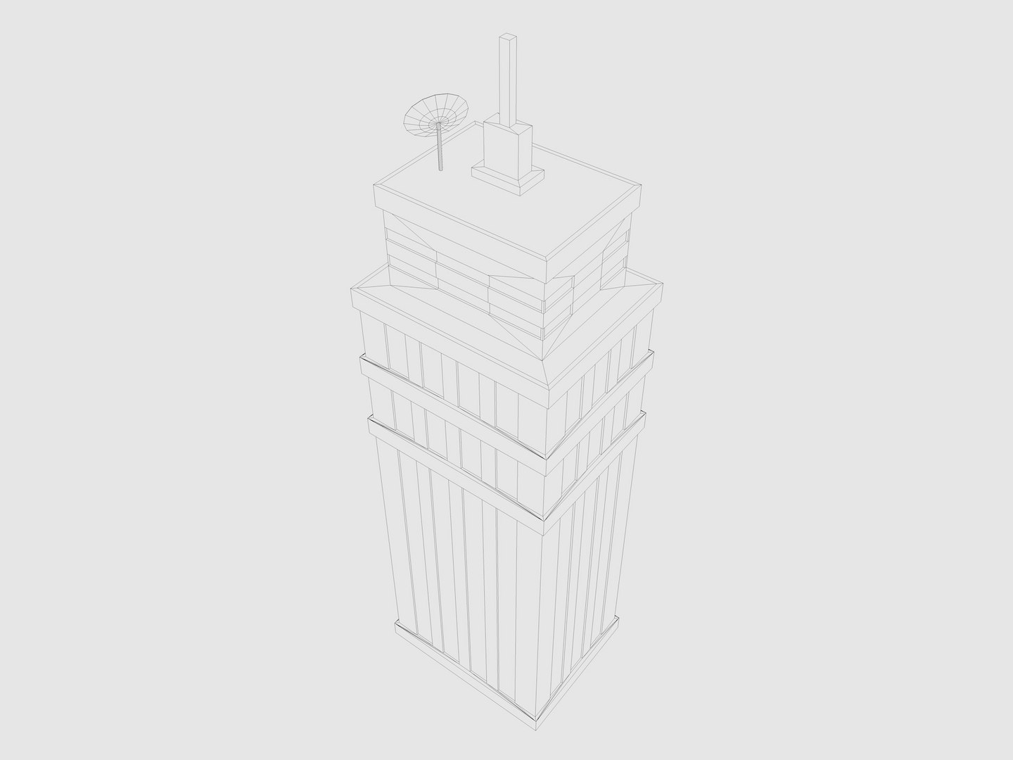 Cartoon Skyscraper Building 1 Low Poly 3D Model - TurboSquid 2254336