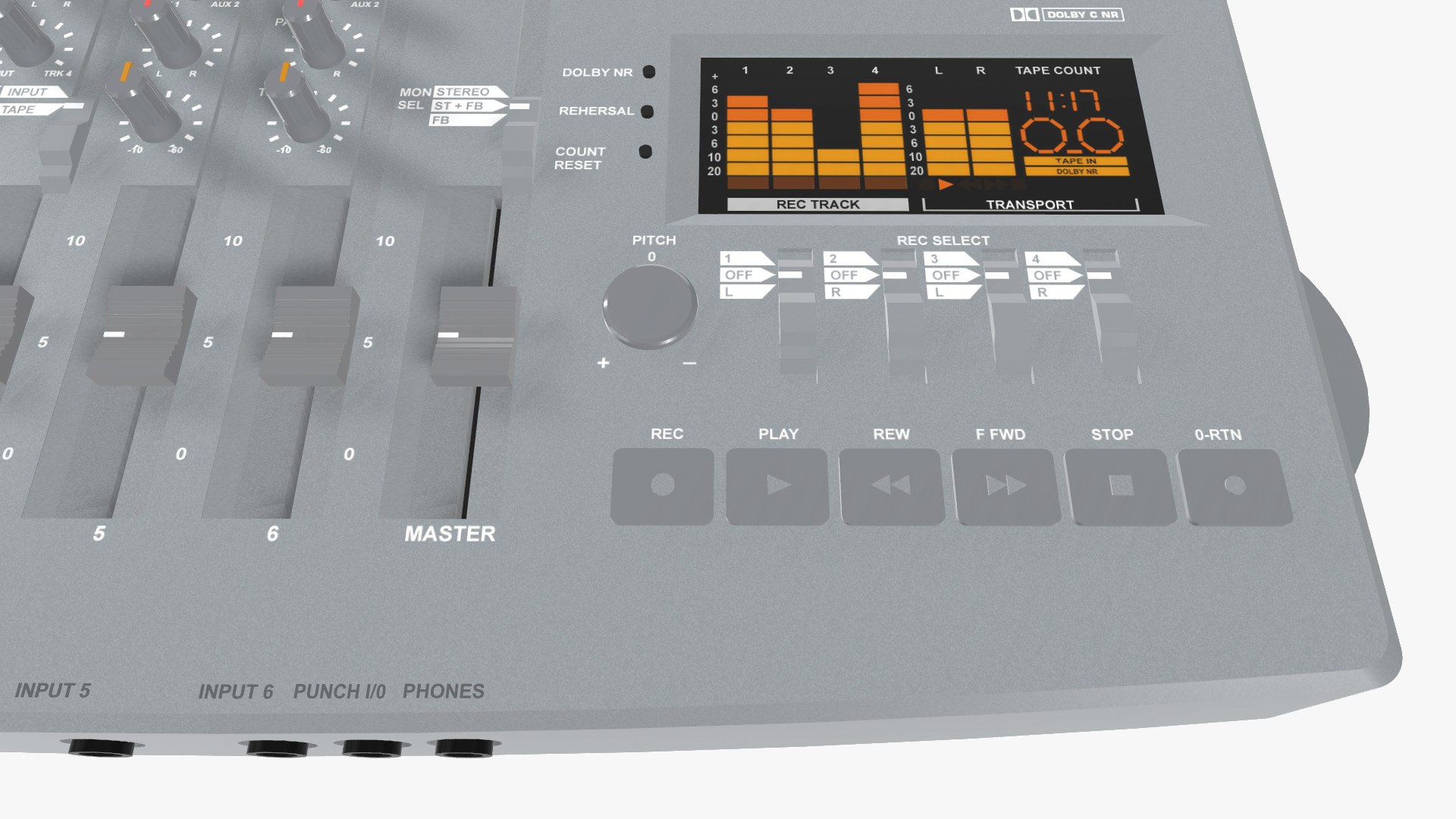3d Fostex Cassette Track
