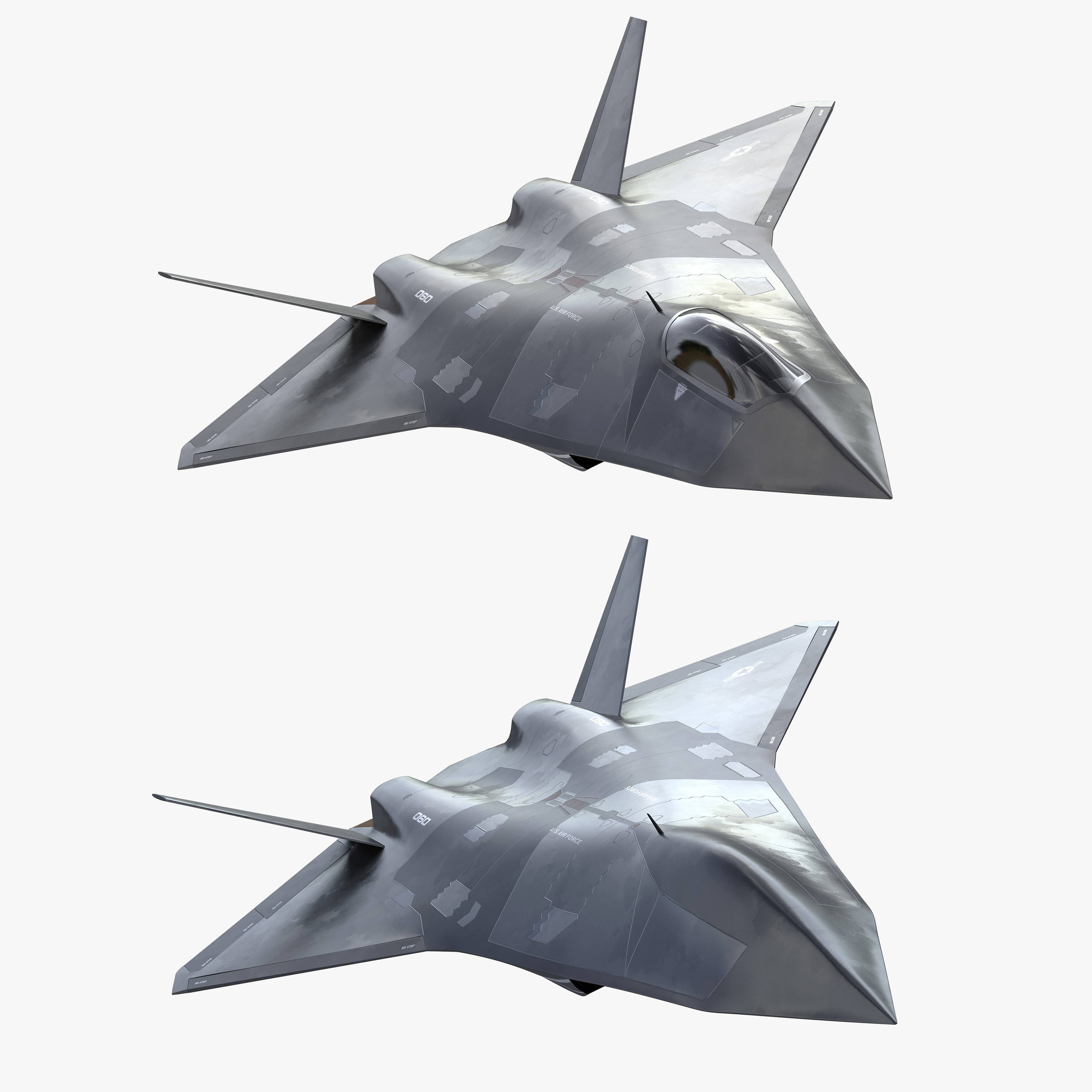 Pacote 2050 do Future Jet Fighter Concept Modelo 3D - TurboSquid 1817091