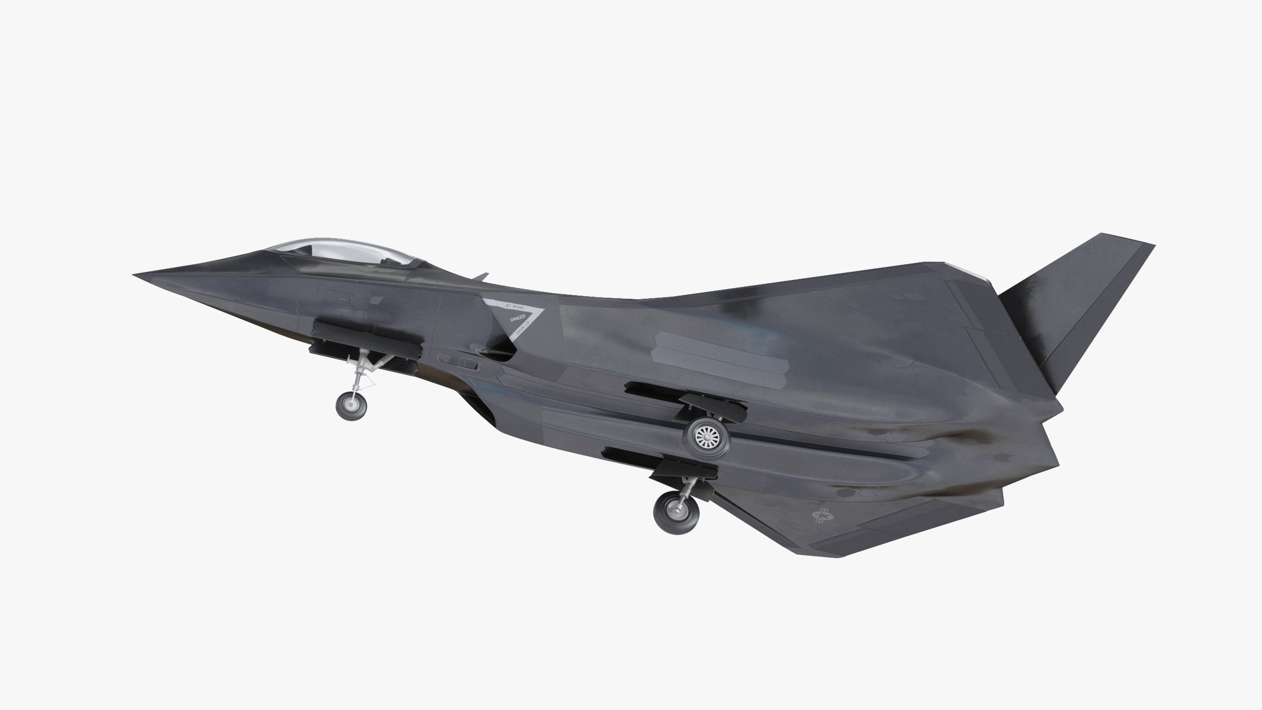 Pacote 2050 do Future Jet Fighter Concept Modelo 3D - TurboSquid 1817091