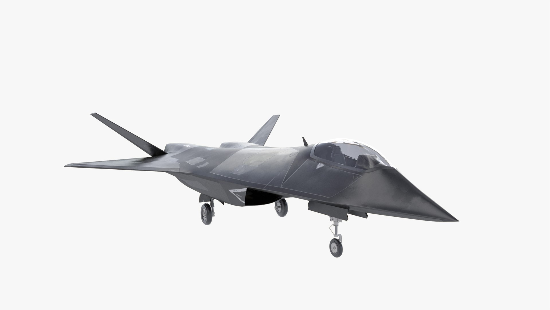 3D Future Jet Fighter Concept 2050 Pack - TurboSquid 1817091