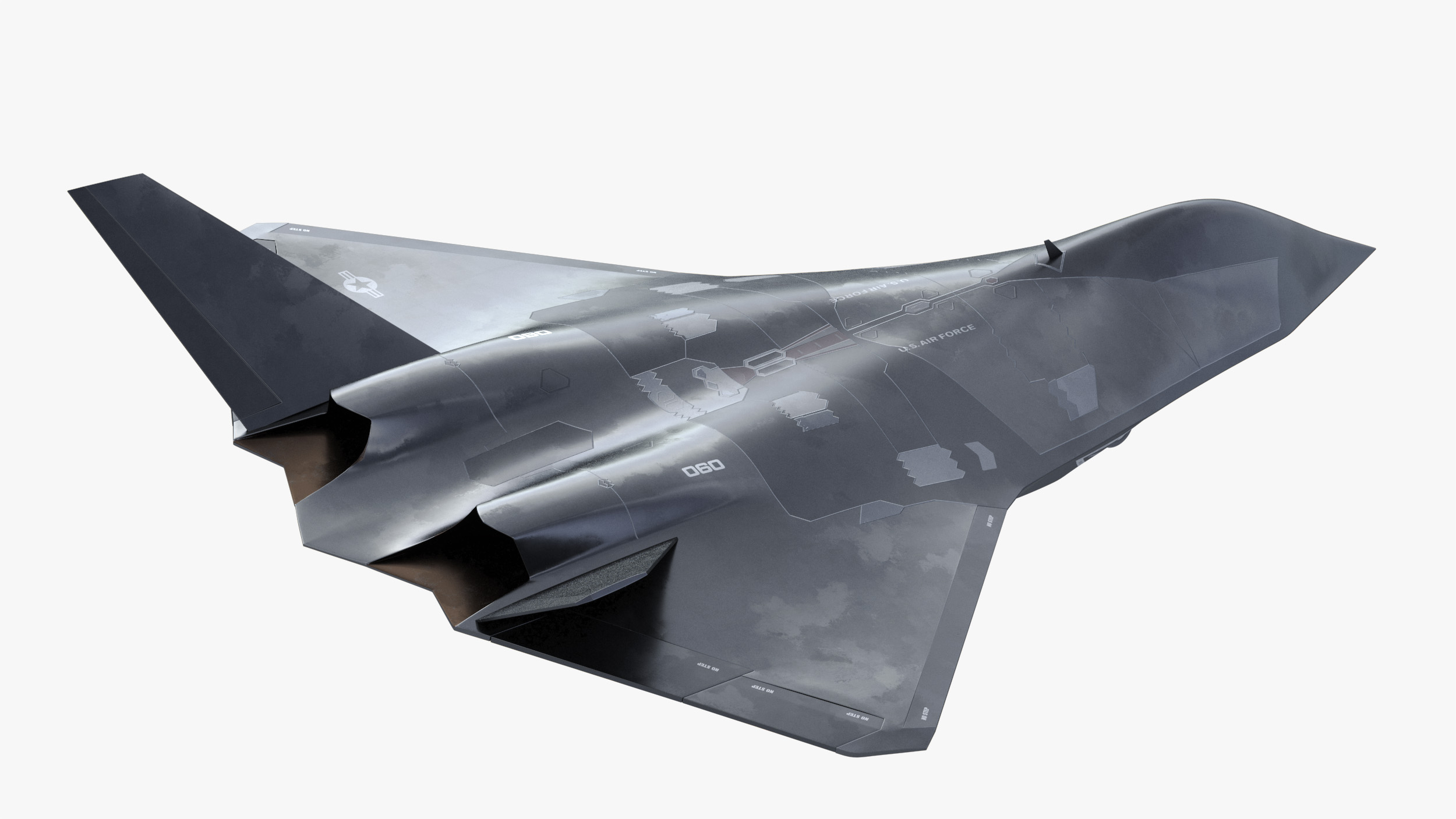 Pacote 2050 do Future Jet Fighter Concept Modelo 3D - TurboSquid 1817091