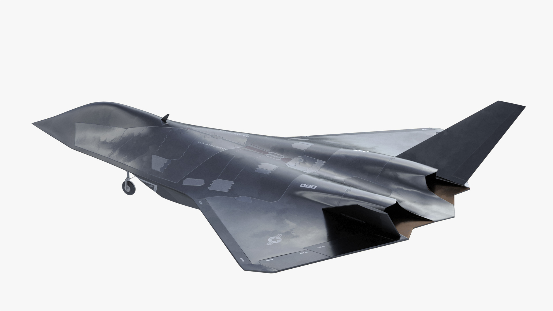 Pacote 2050 do Future Jet Fighter Concept Modelo 3D - TurboSquid 1817091