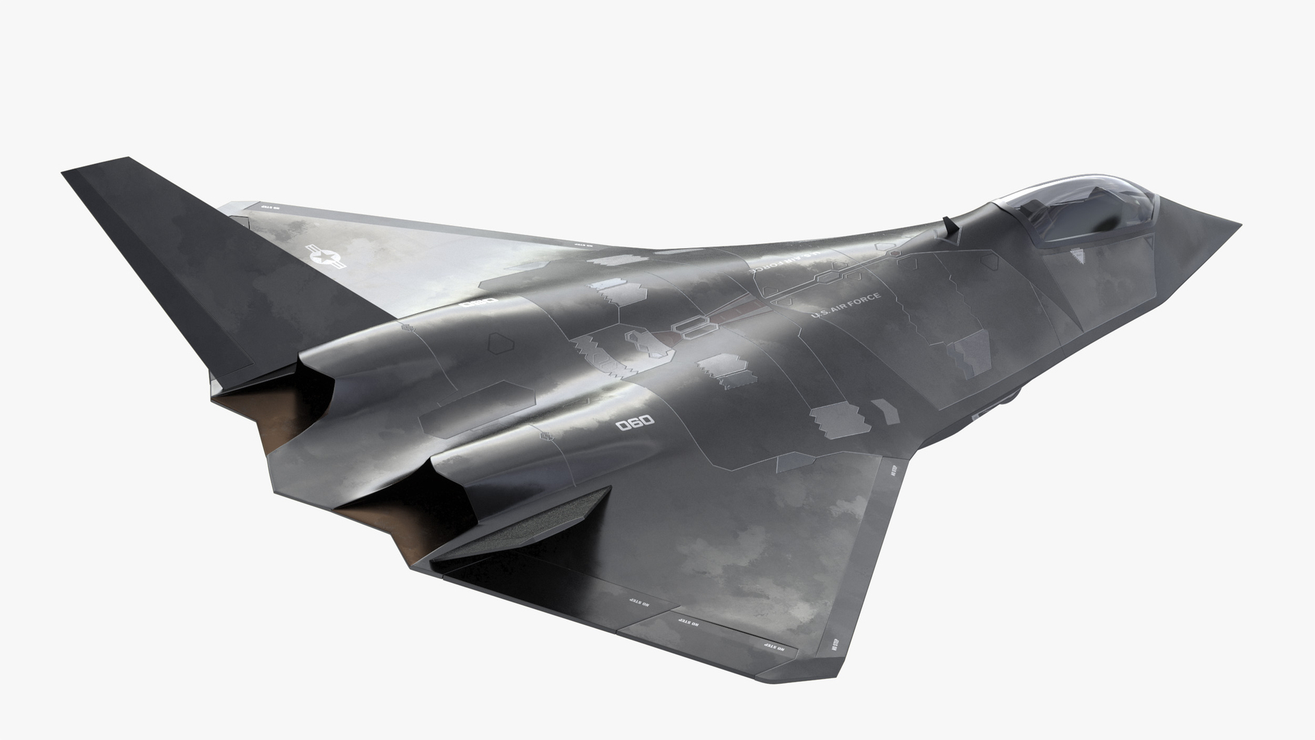 Pacote 2050 do Future Jet Fighter Concept Modelo 3D - TurboSquid 1817091