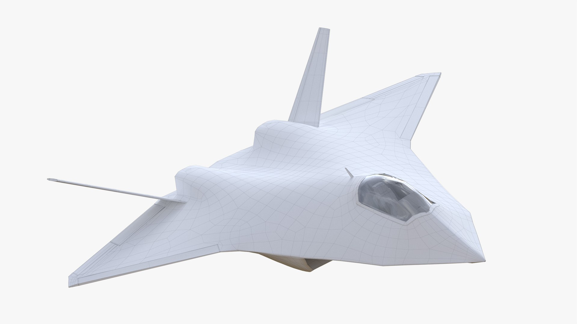 3D Future Jet Fighter Concept 2050 Pack - TurboSquid 1817091