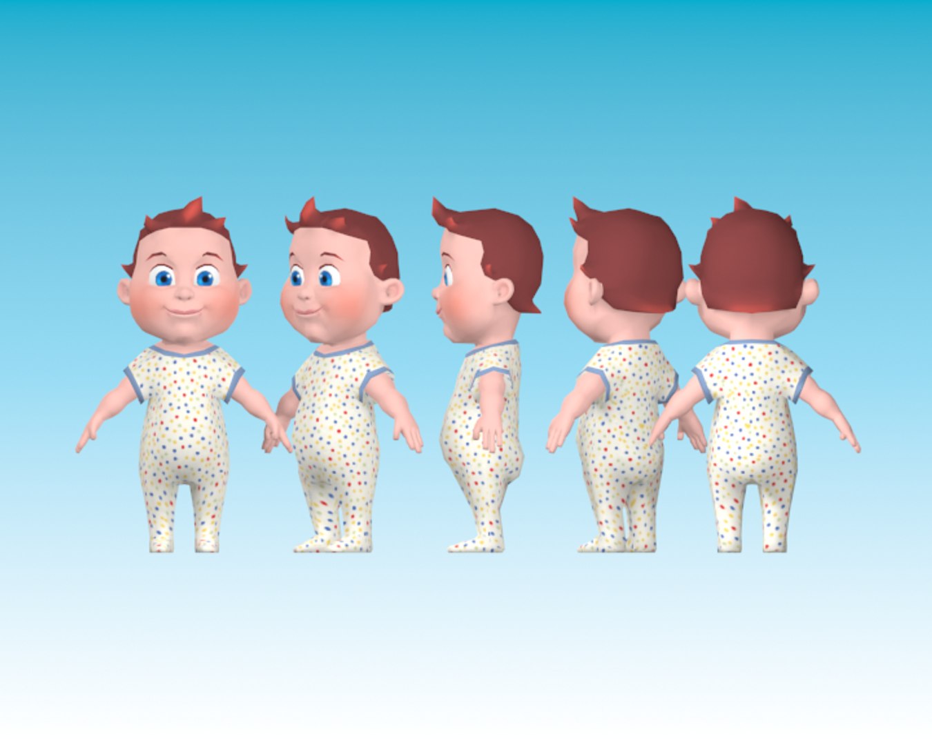 Cartoon Baby Boy 3ds