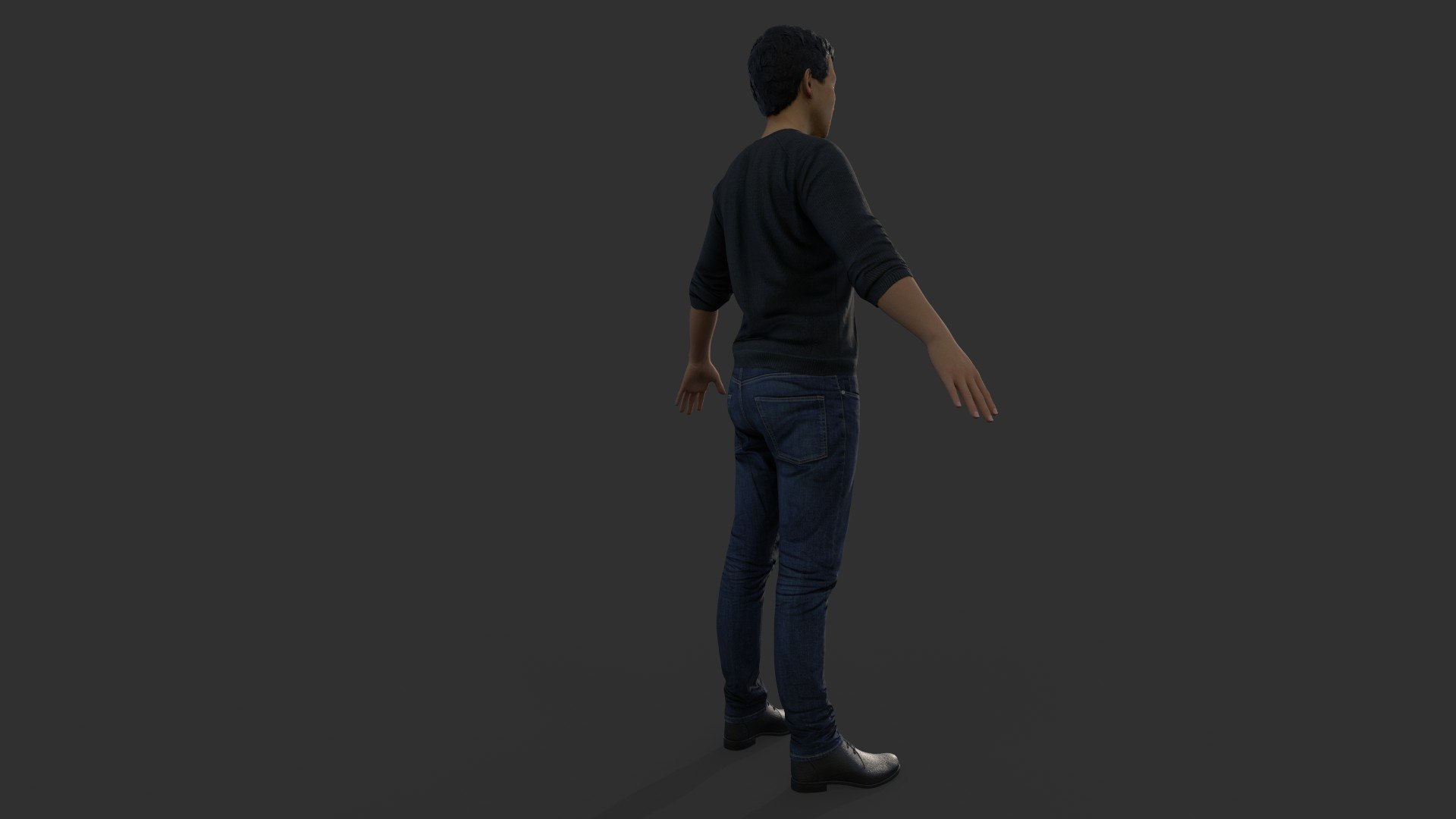 3D Asian male man model - TurboSquid 2145632