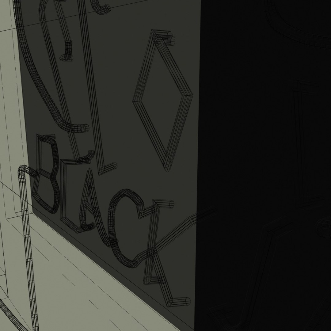 Blackjack Neon Sign 3D - TurboSquid 1390891