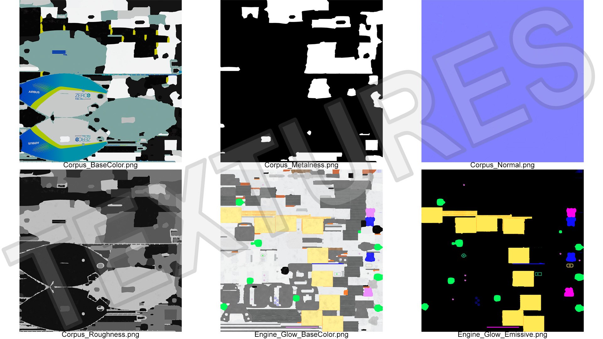 3D Airbus Zeroe Hydrogen Engine Cutaway - TurboSquid 2378186