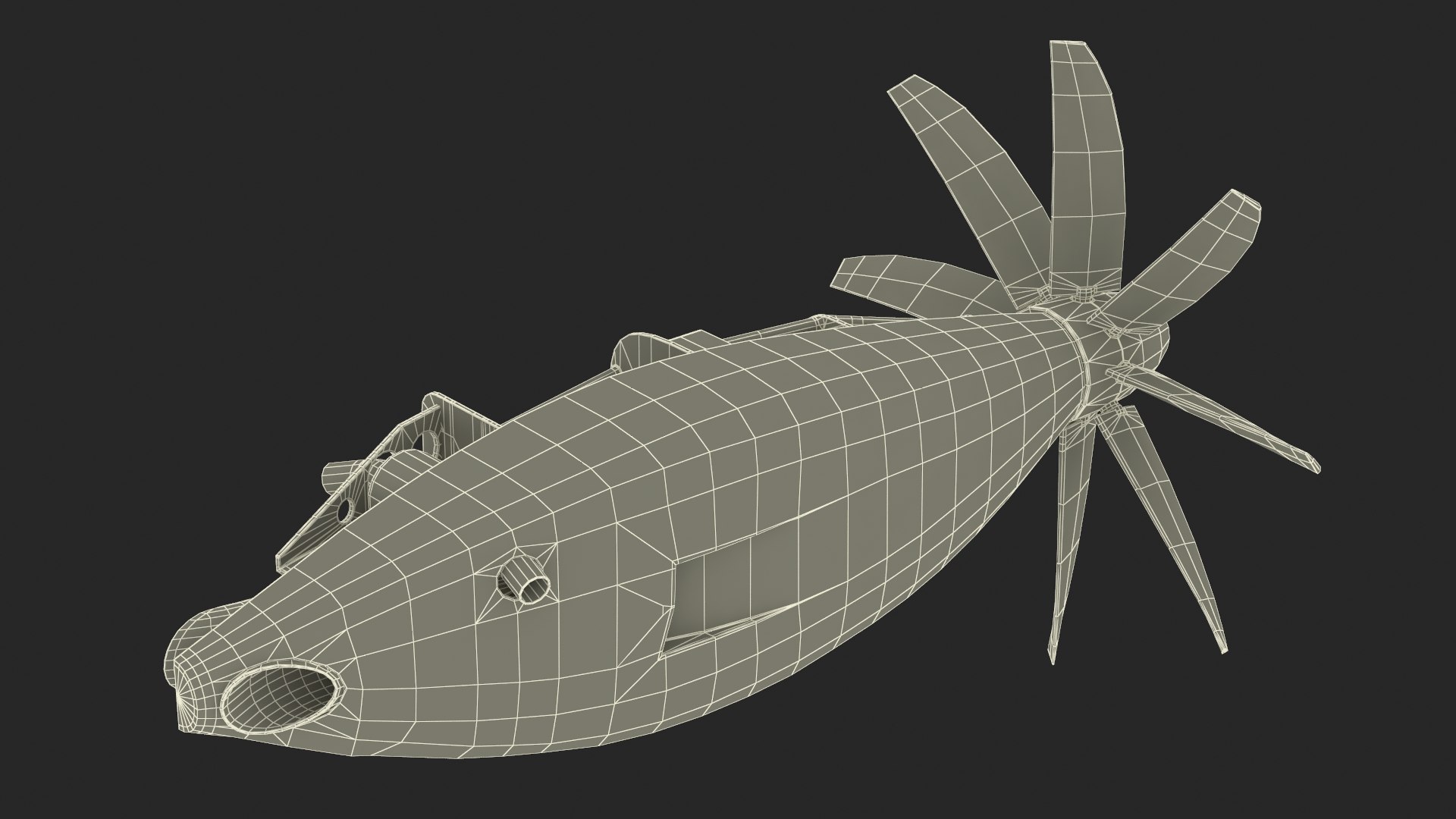 3D Airbus Zeroe Hydrogen Engine Cutaway - TurboSquid 2378186
