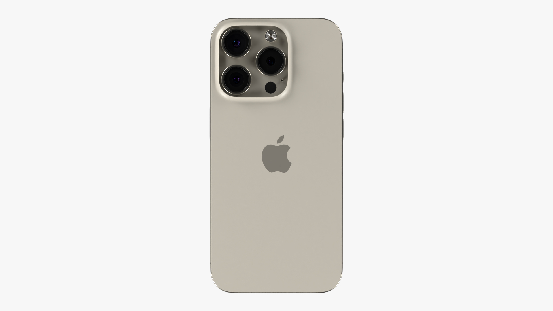 IPhone 15 Pro Natural Titanium Model - TurboSquid 2135540