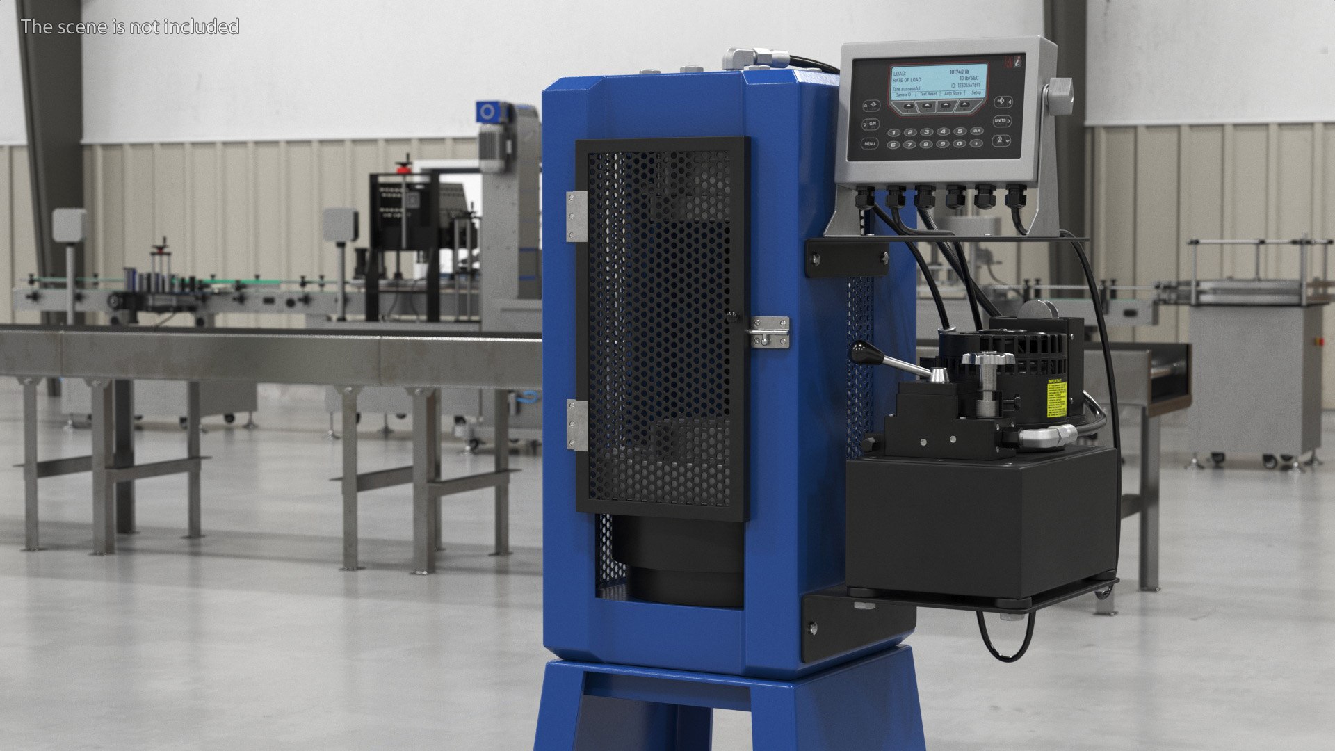 Concrete Compression Machines Strength Testing Model - TurboSquid 2325140