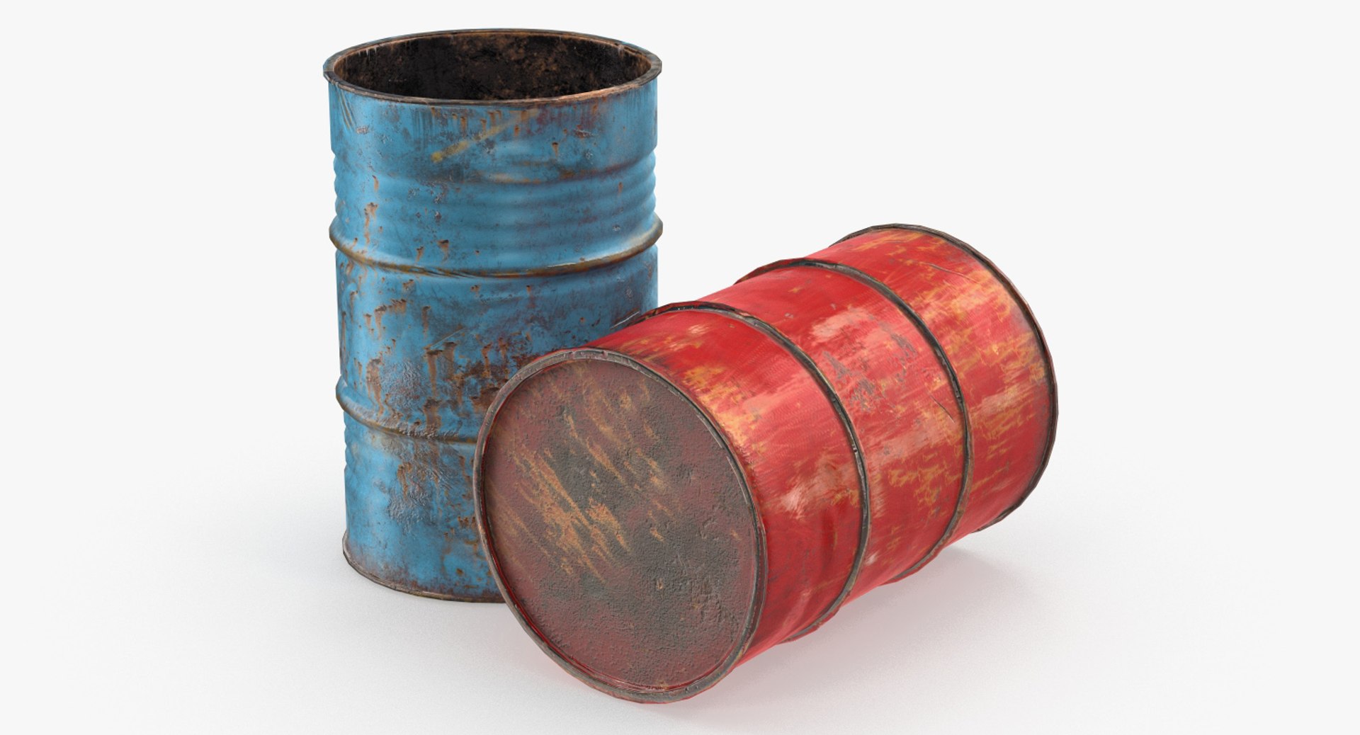 3D Rusty Waste Oil Drums - TurboSquid 1306760