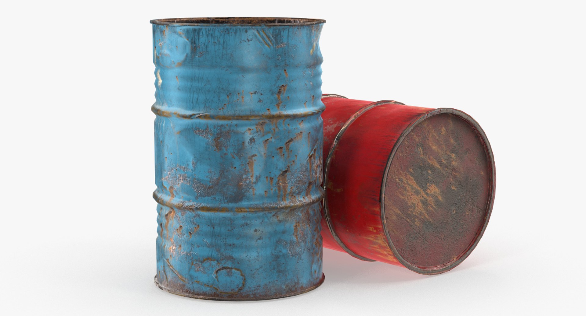 3D Rusty Waste Oil Drums - TurboSquid 1306760