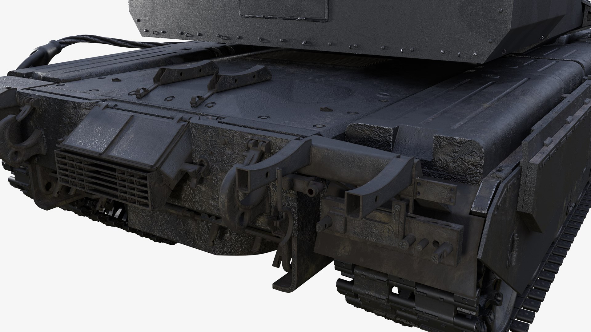 Russian Tank Object 640 3D - TurboSquid 1634392