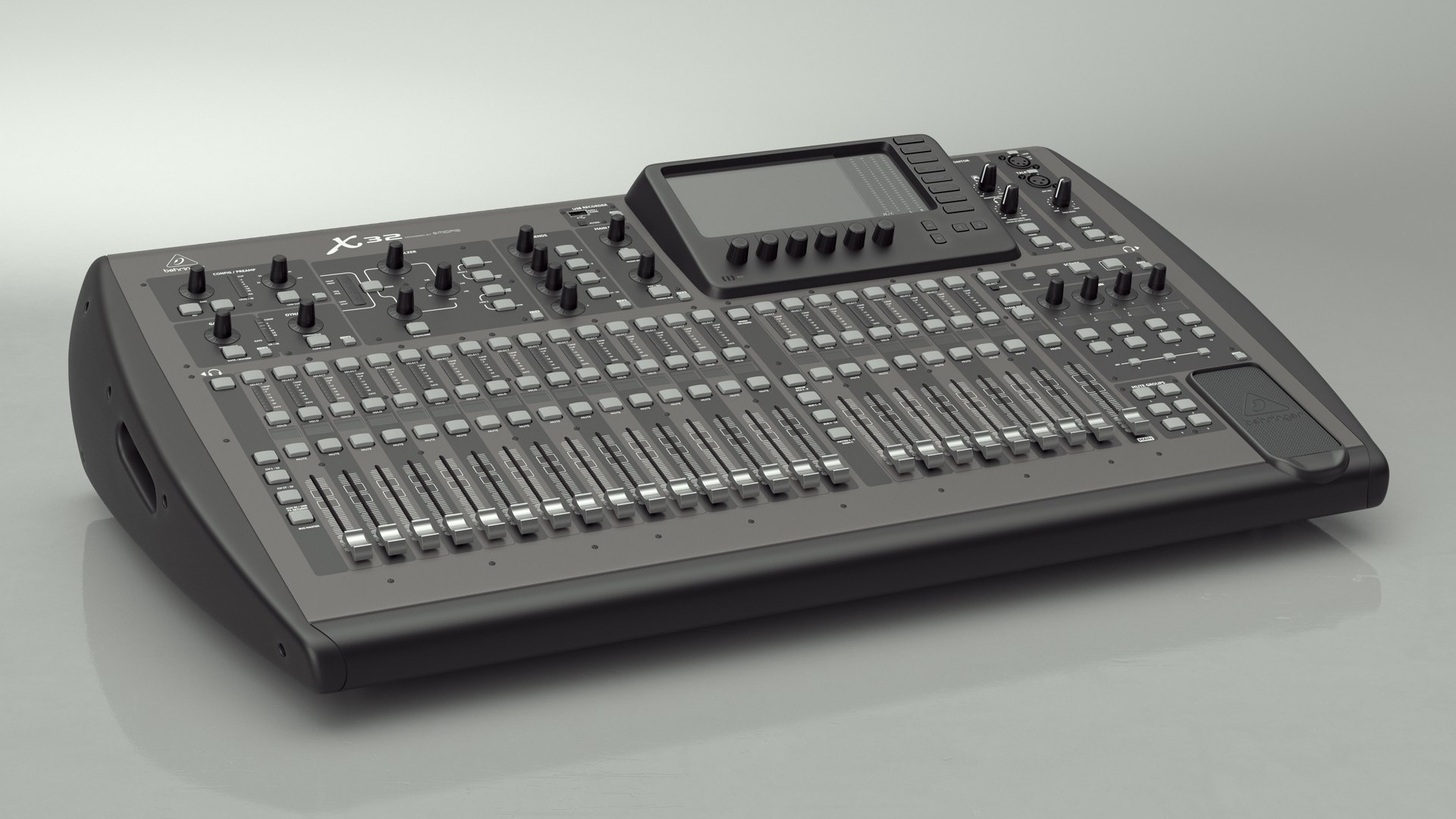 3D Behringer X32 Digital Mixing Console - TurboSquid 2183266