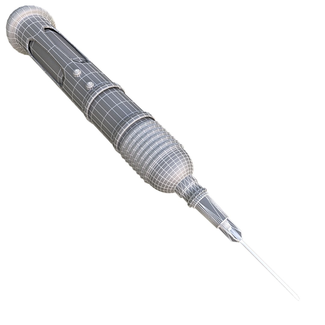 3d Model Syringe