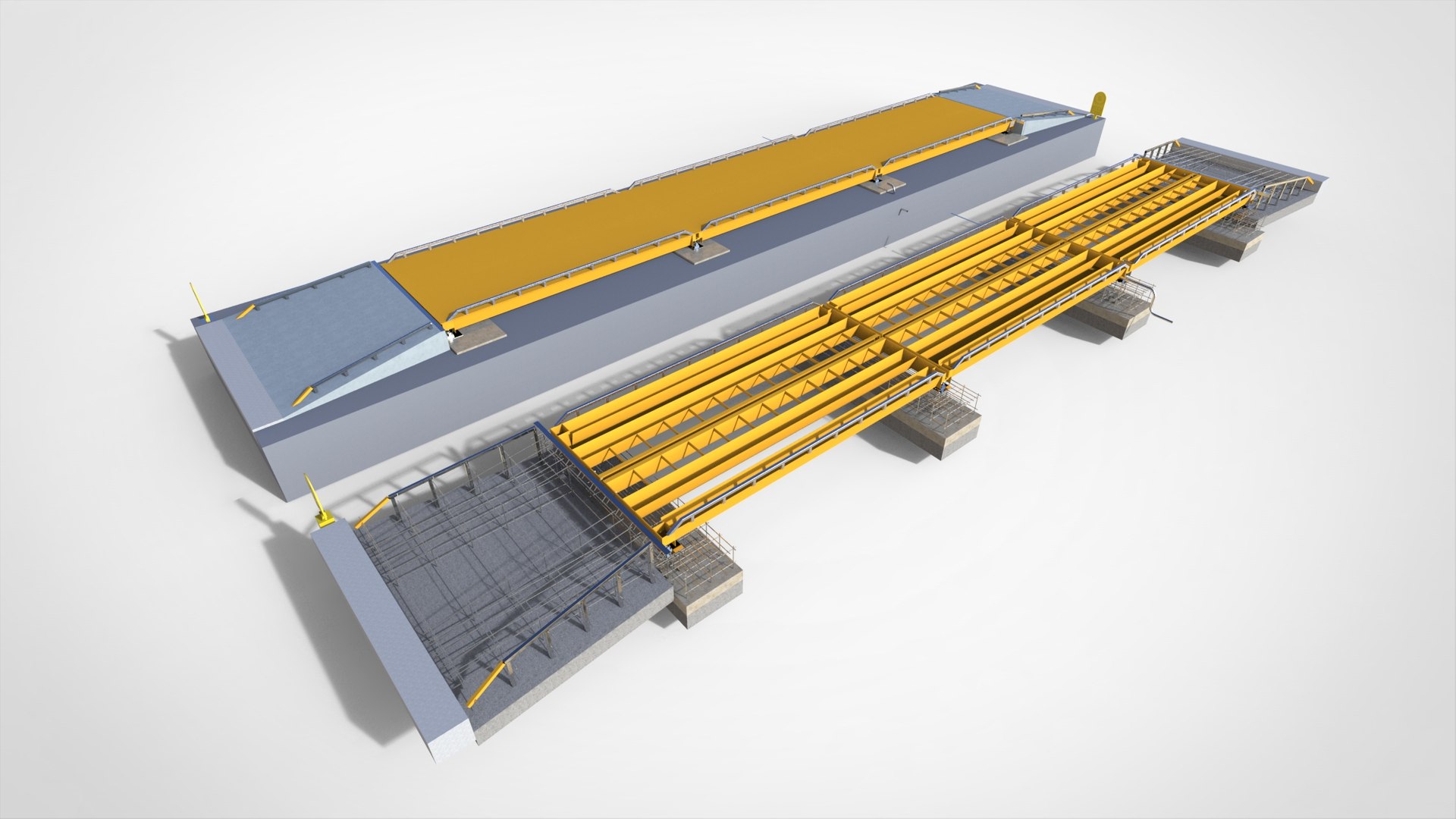 3D Truck Scales Railroad Track - TurboSquid 1706970