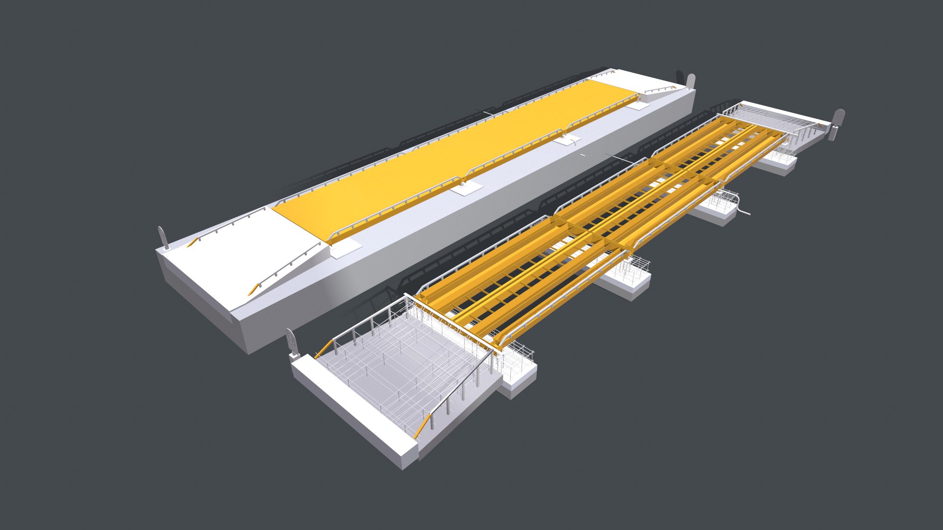 3D Truck Scales Railroad Track - TurboSquid 1706970