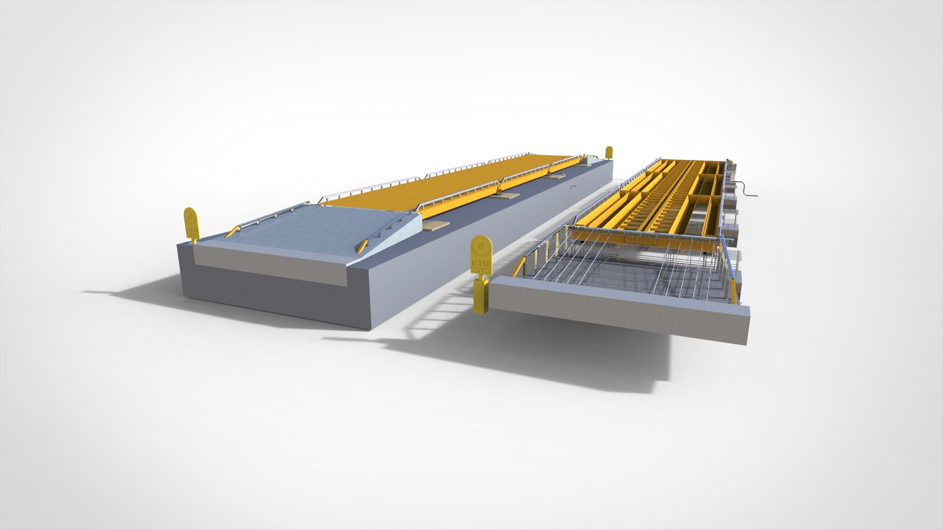 3D Truck Scales Railroad Track - TurboSquid 1706970