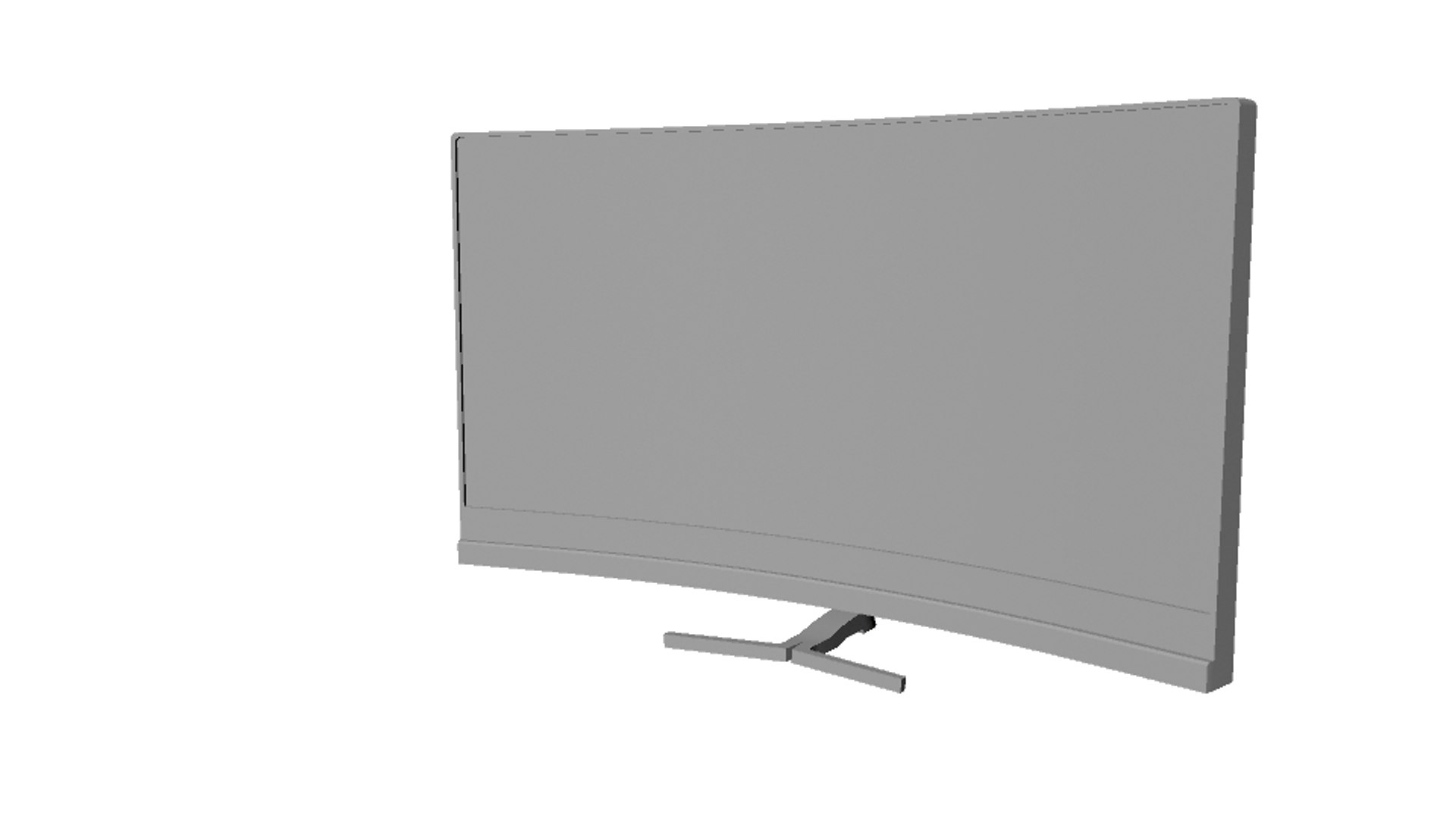 Free 3D Curved Monitor - TurboSquid 1568555