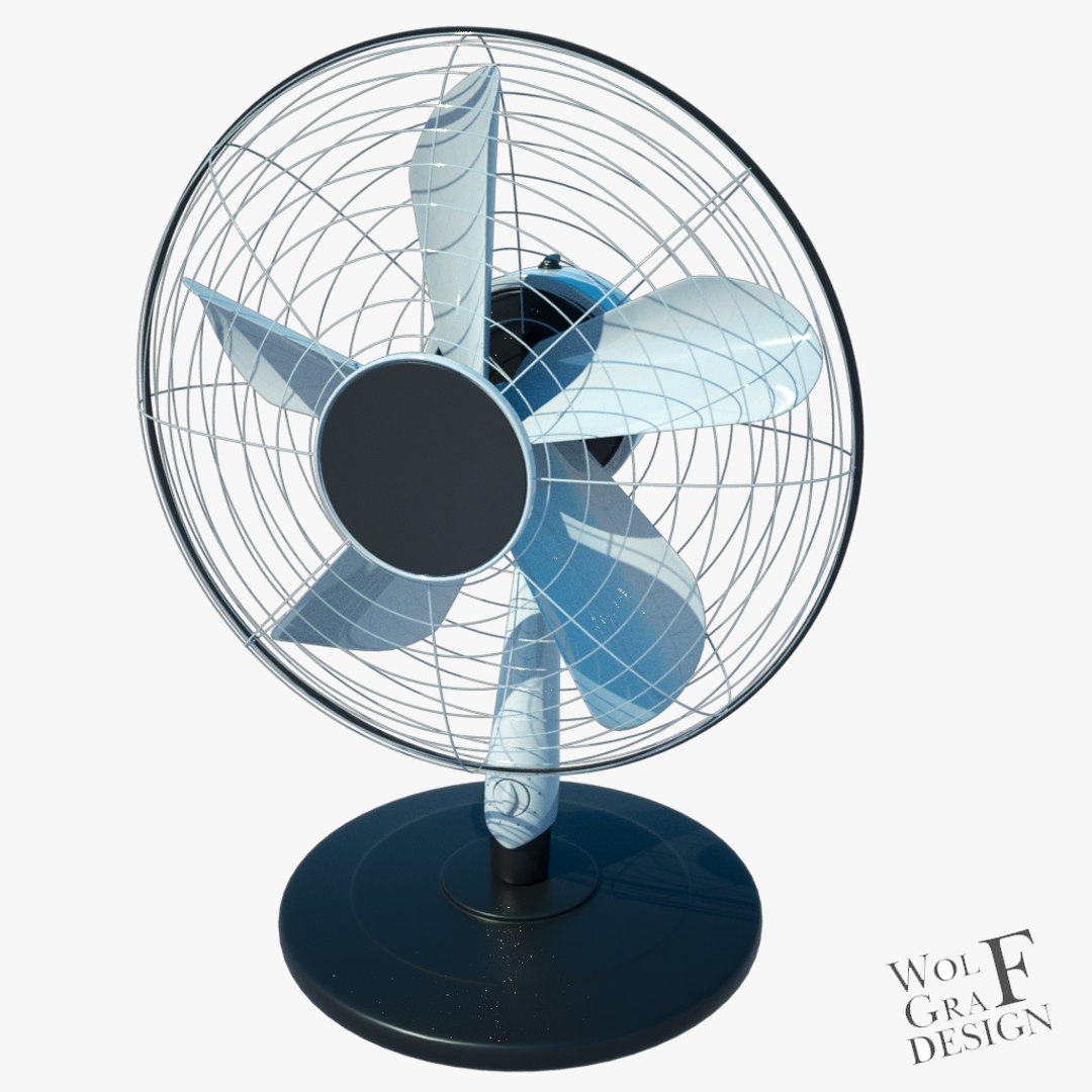 3d office fan