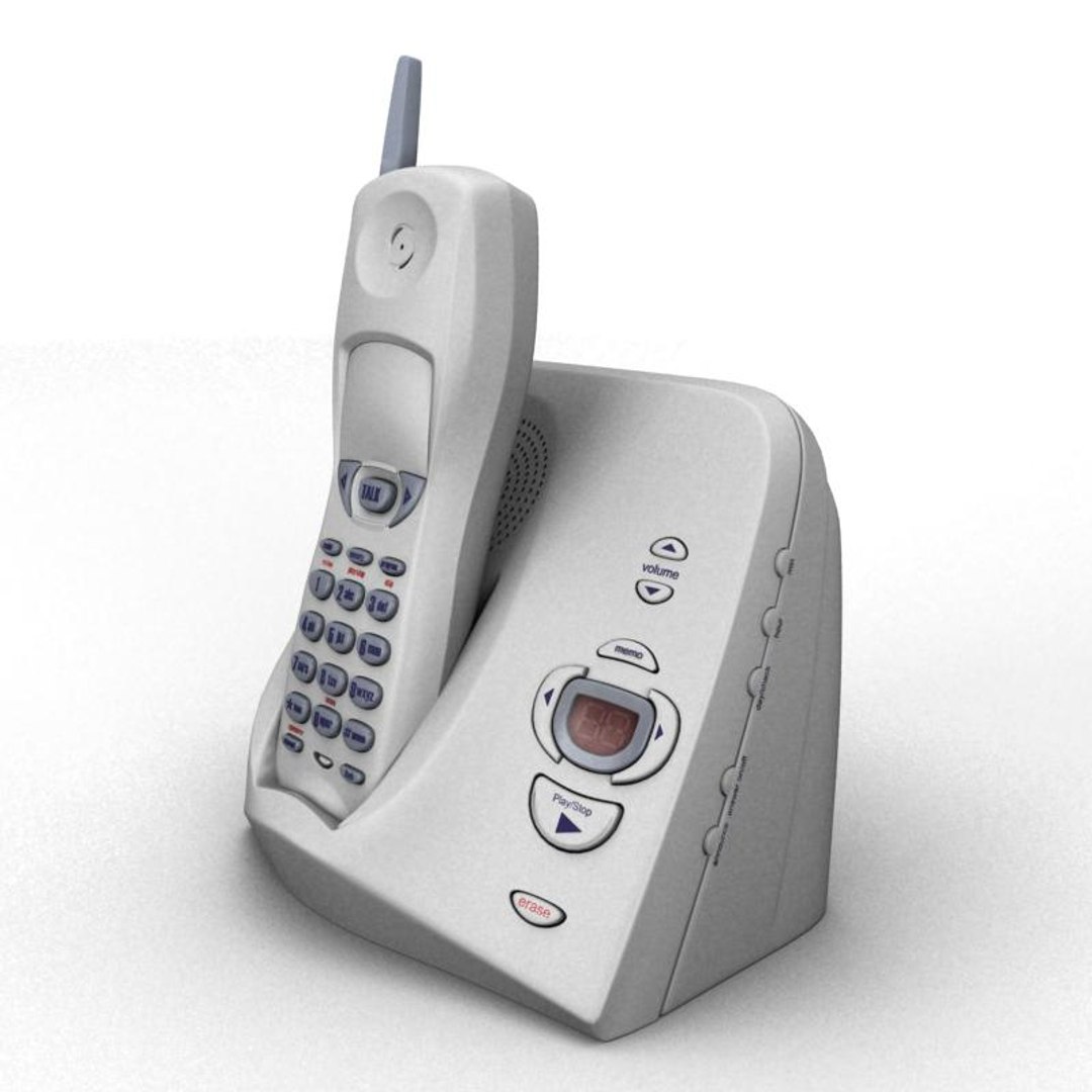 Electric Lamp Telephones 3ds