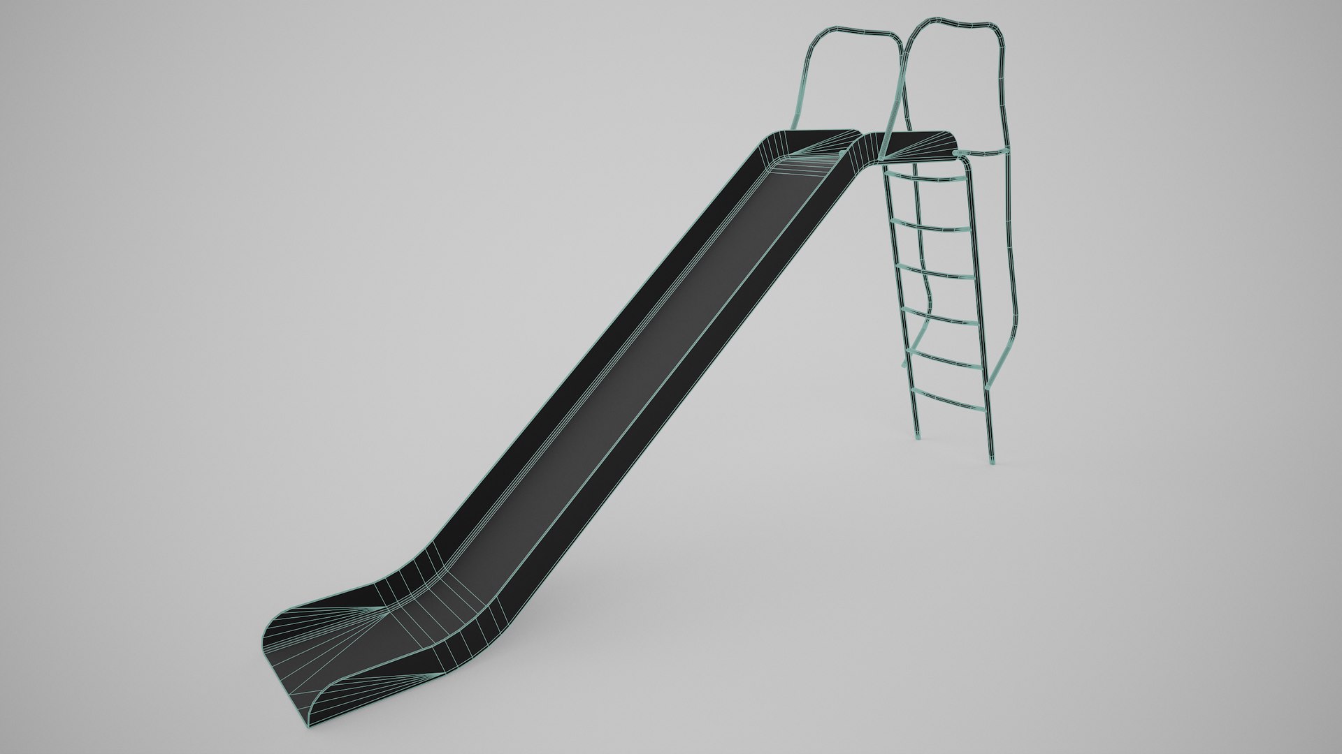 Painted Playground Slide 3D Model - TurboSquid 2153786