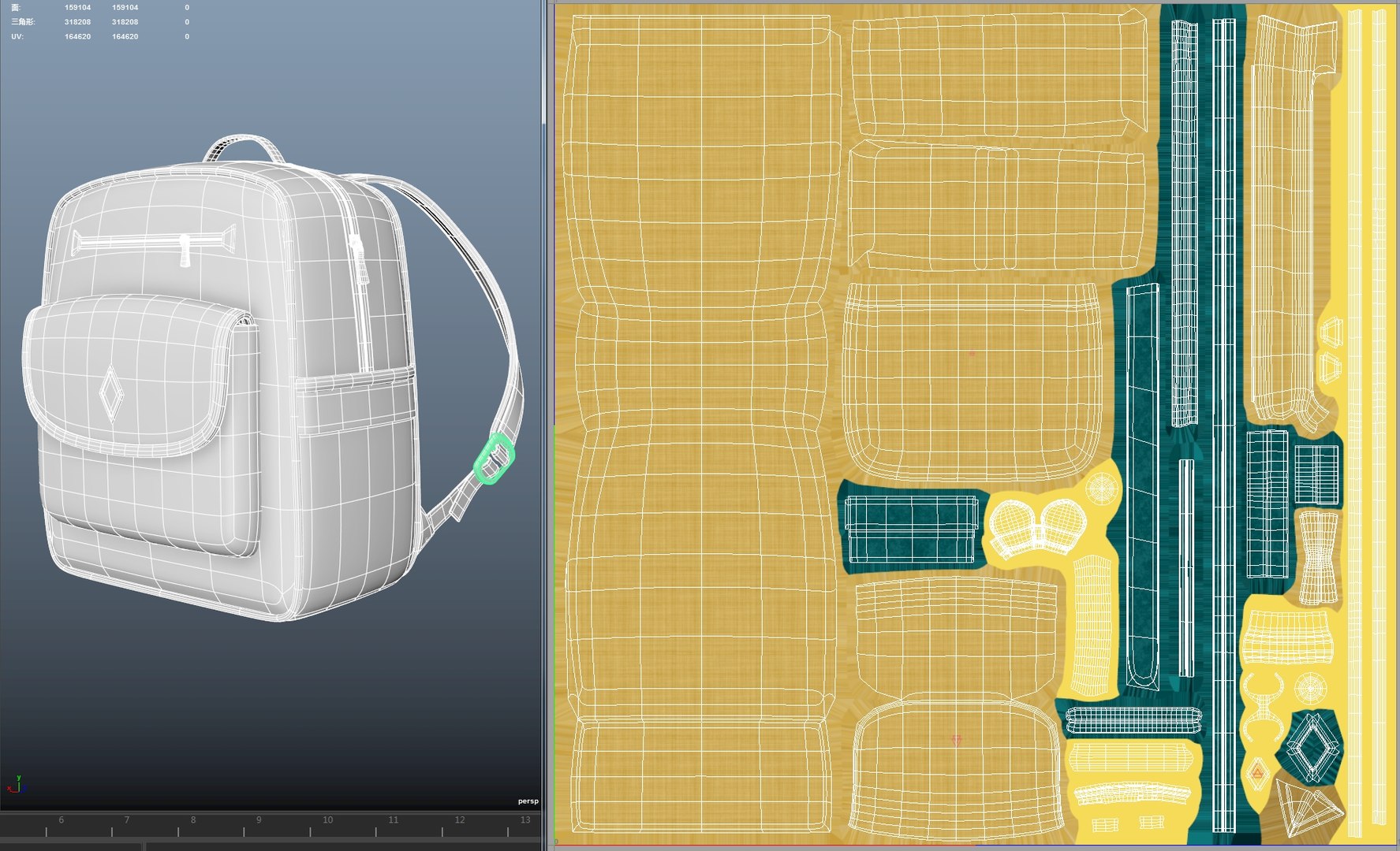 Bag School 3D Model - TurboSquid 1554871