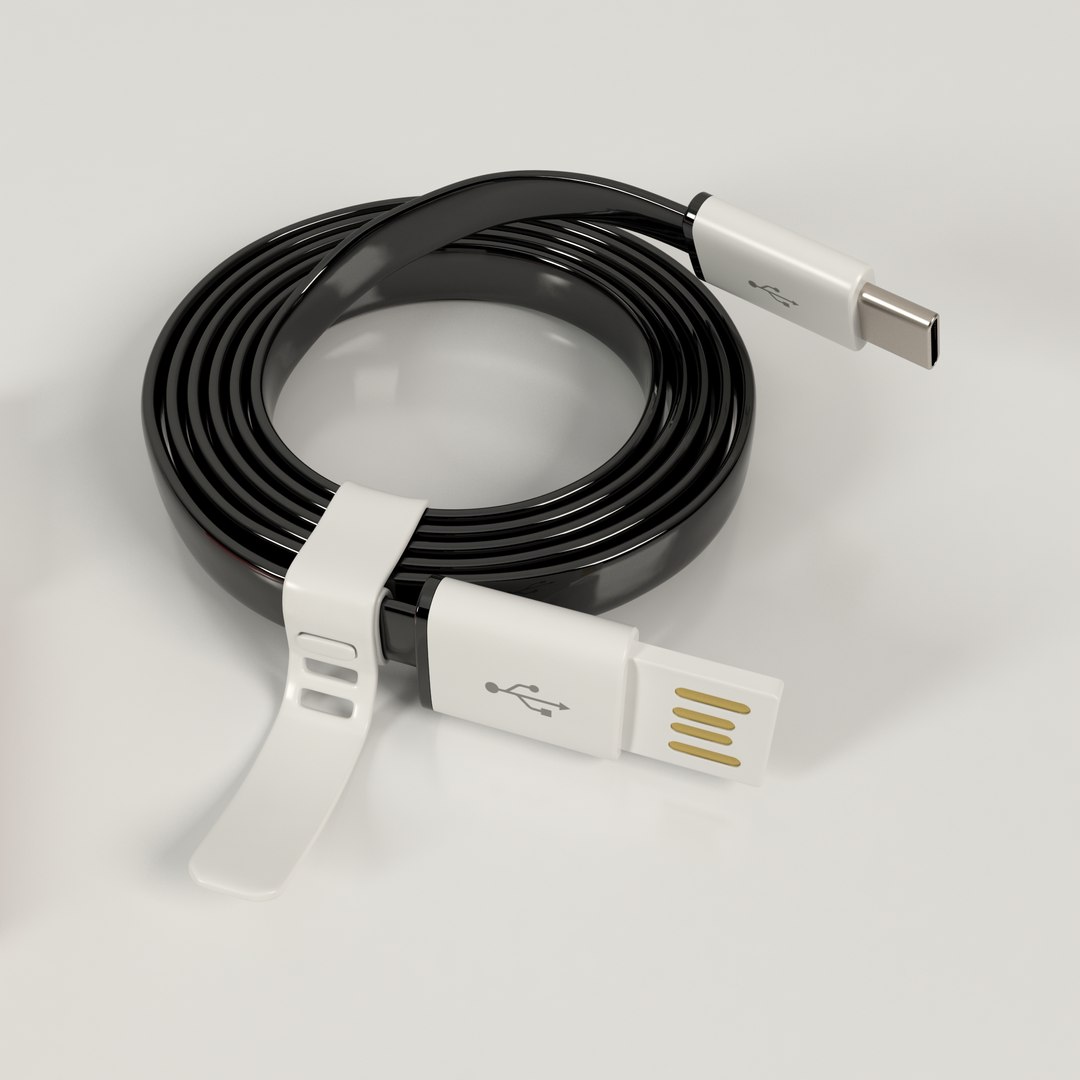 3d Model Usb Type-c