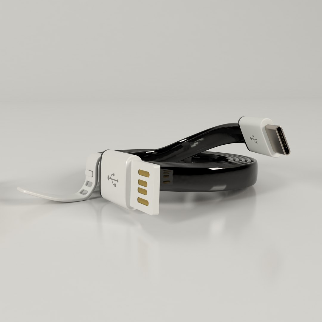 3d Model Usb Type-c
