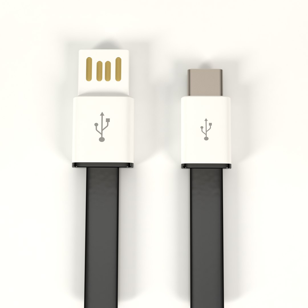 3d Model Usb Type-c