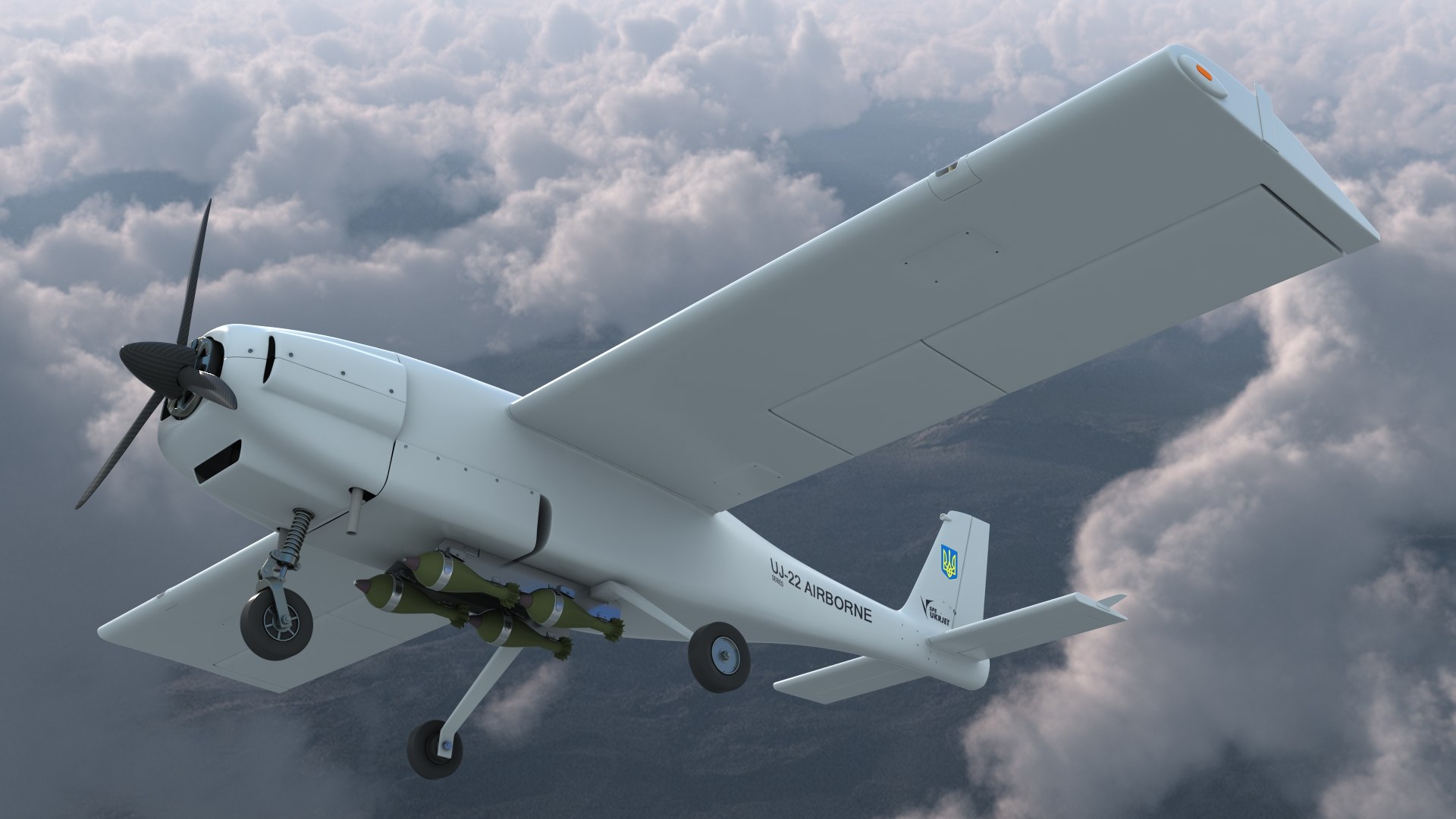 UKRJET UJ22 Airborne Drone 3D - TurboSquid 1942296